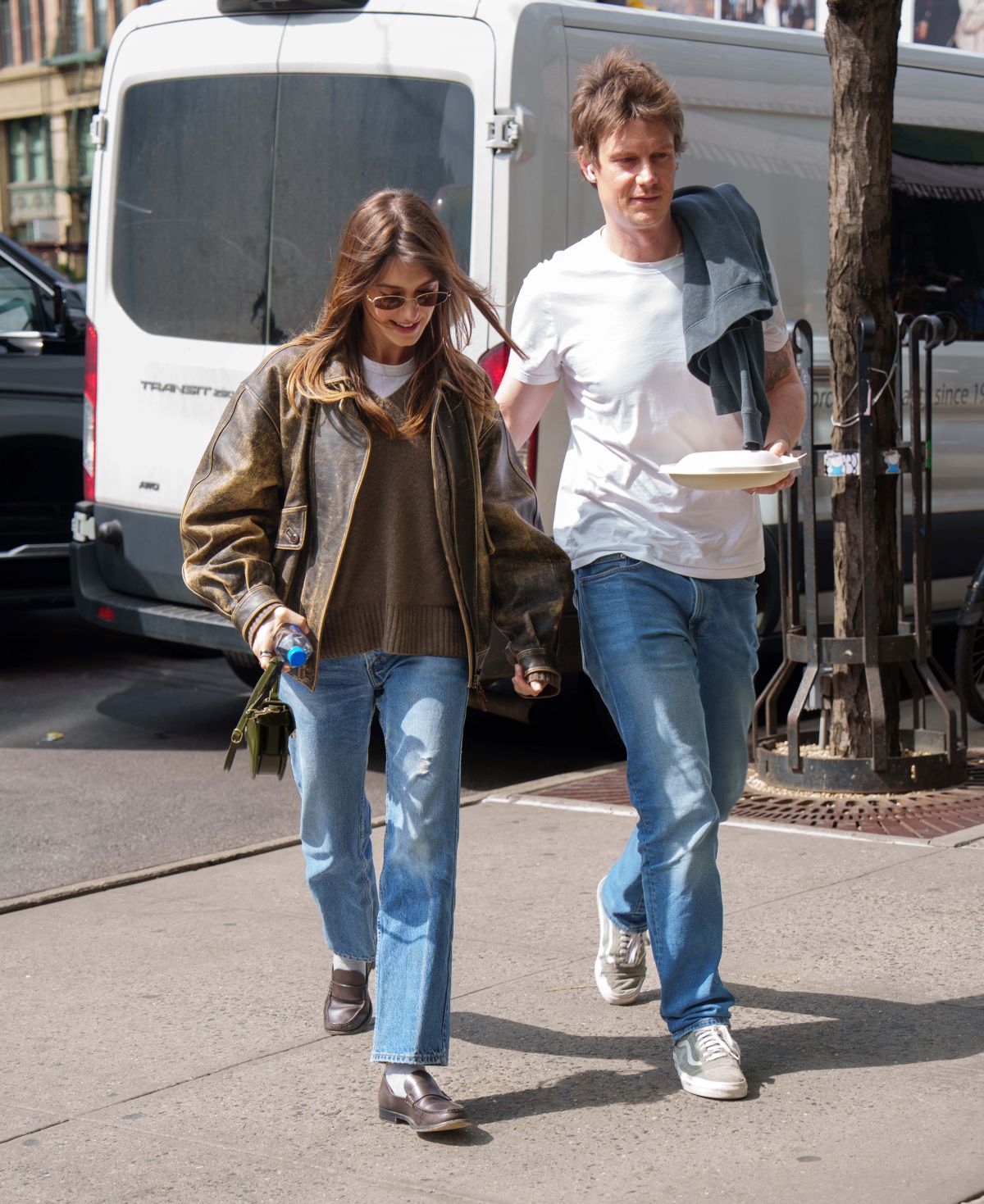 DIASY EDGAR-JONES and Ben Seed Out and About in New York City 04/18 ...