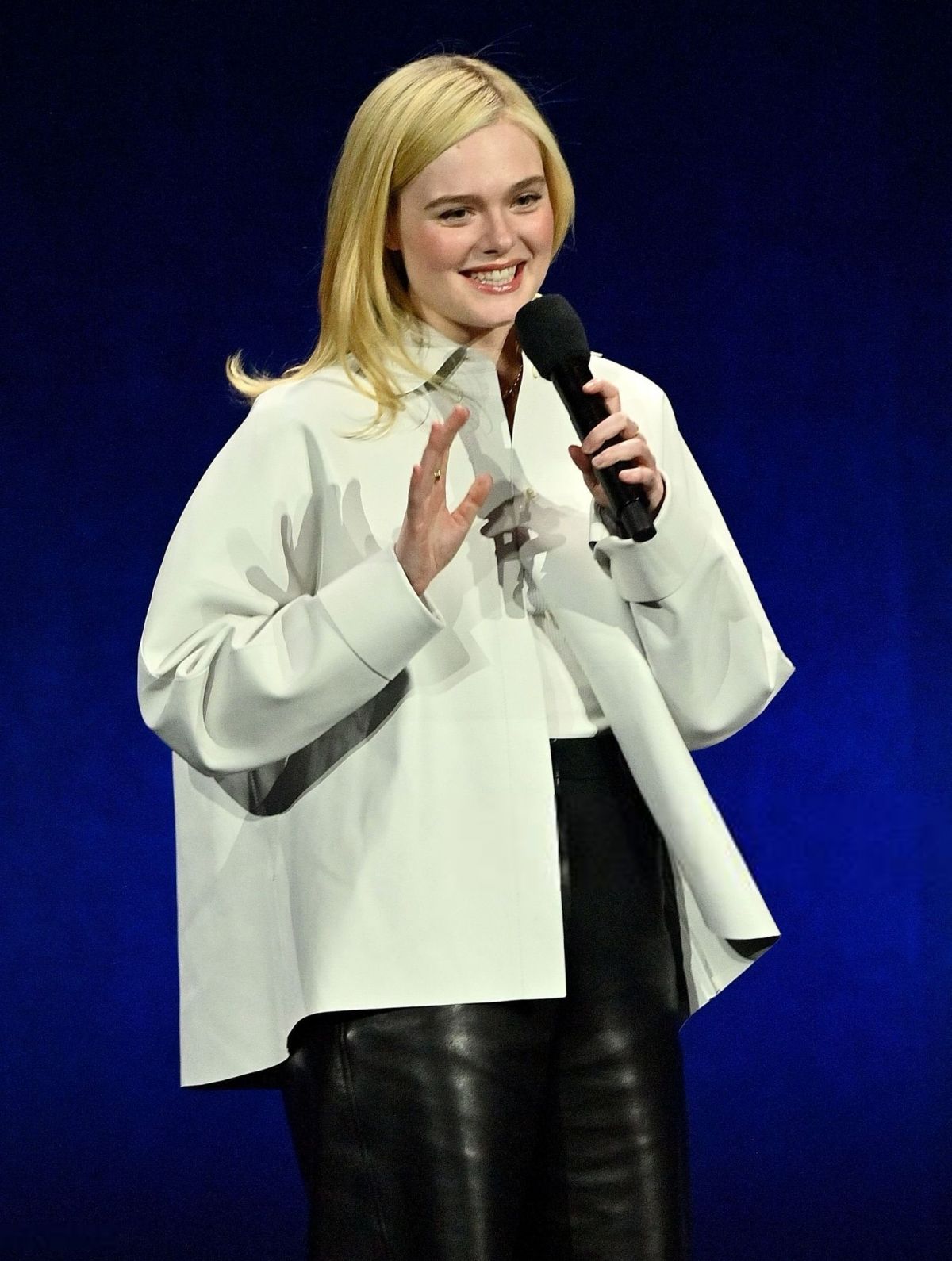 ELLE FANNING at Walt Disney Studios Presentation at CinemaCon in Las ...