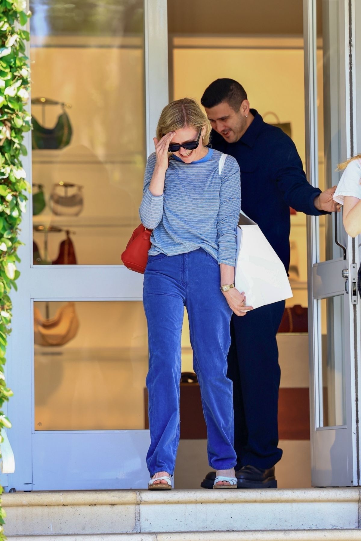 KIRSTEN DUNST Out Shopping on Melrose Place in Los Angeles 04/22/2025 ...