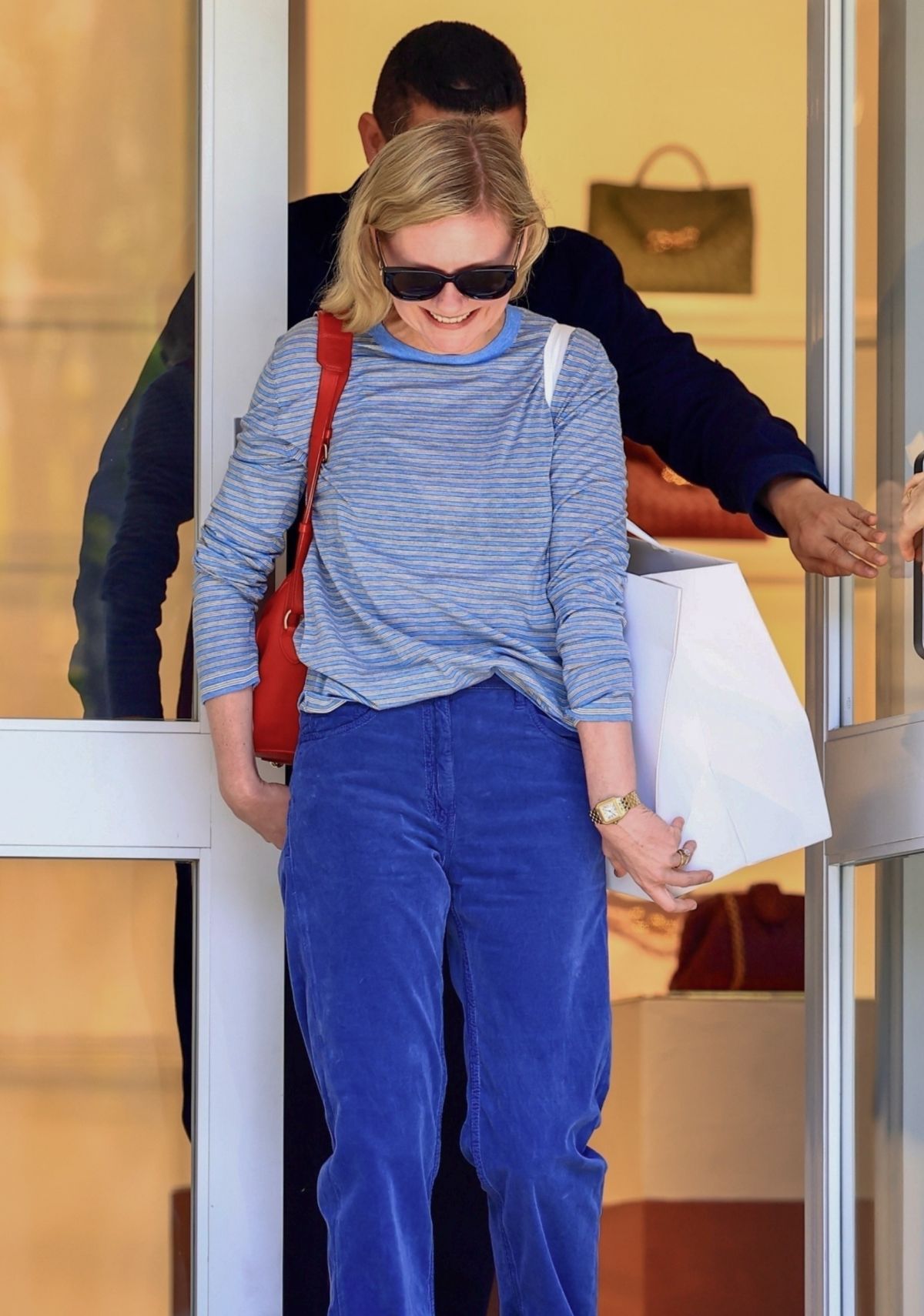 KIRSTEN DUNST Out Shopping on Melrose Place in Los Angeles 04/22/2025 ...