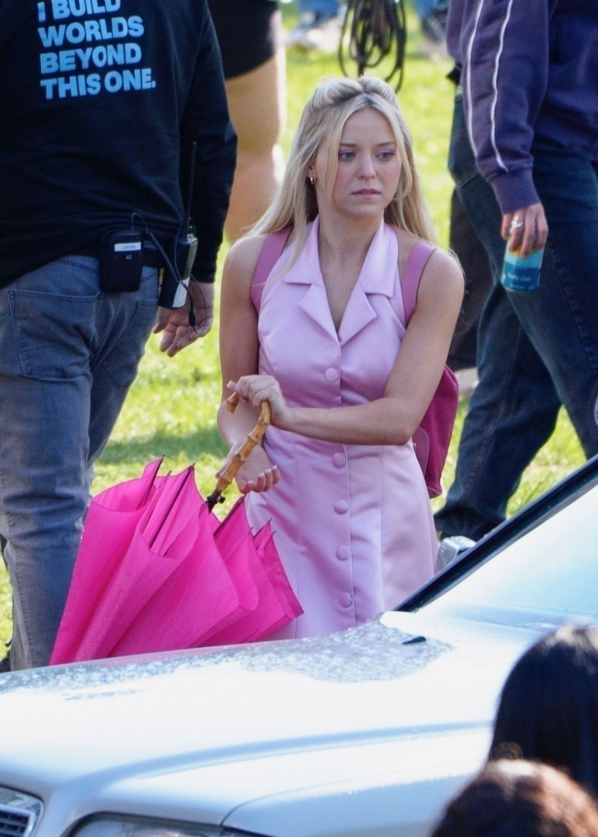 LEXI MINETREE on the Set of New Series Elle Filming in Vancouver, B.C ...