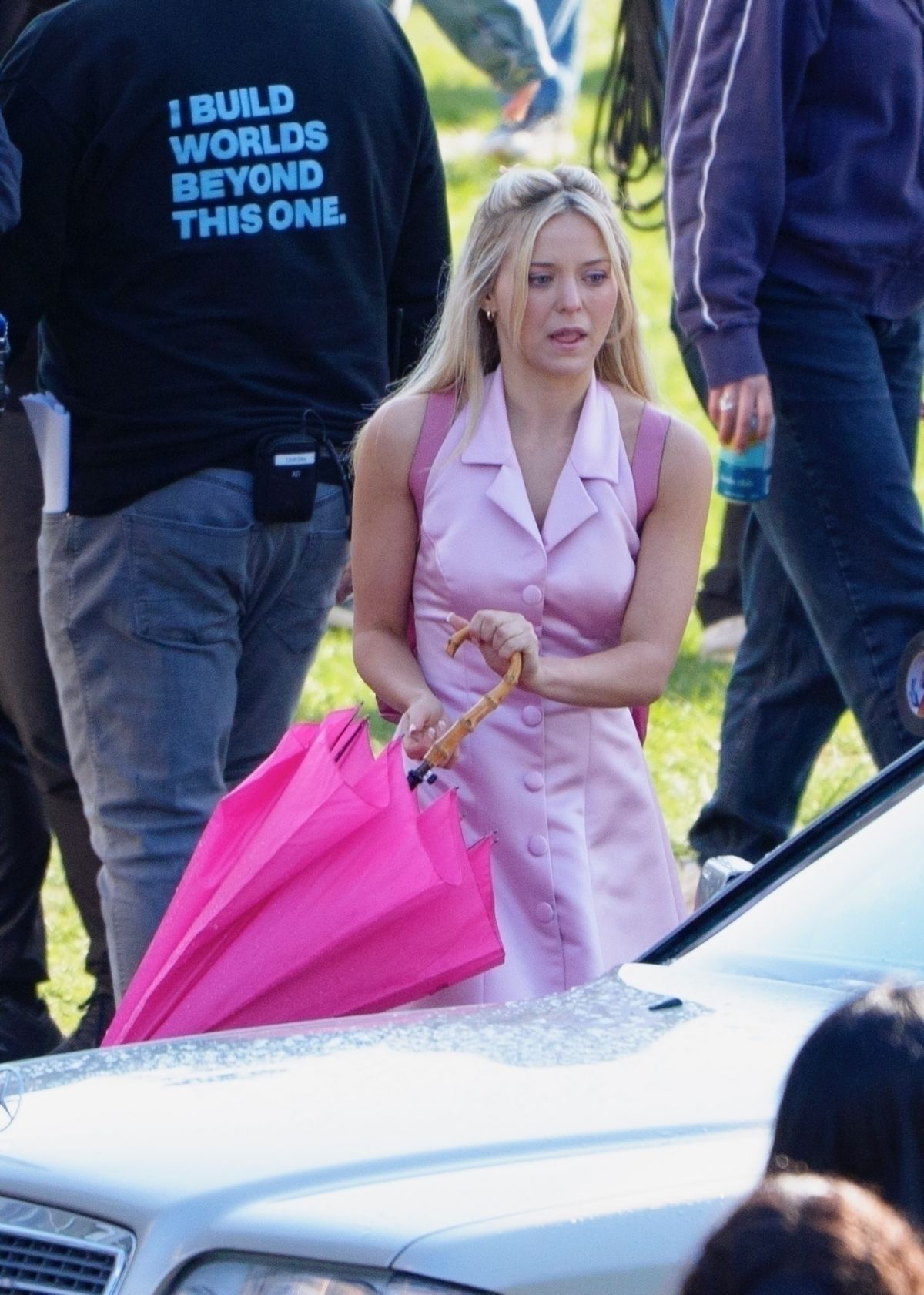 LEXI MINETREE on the Set of New Series Elle Filming in Vancouver, B.C ...