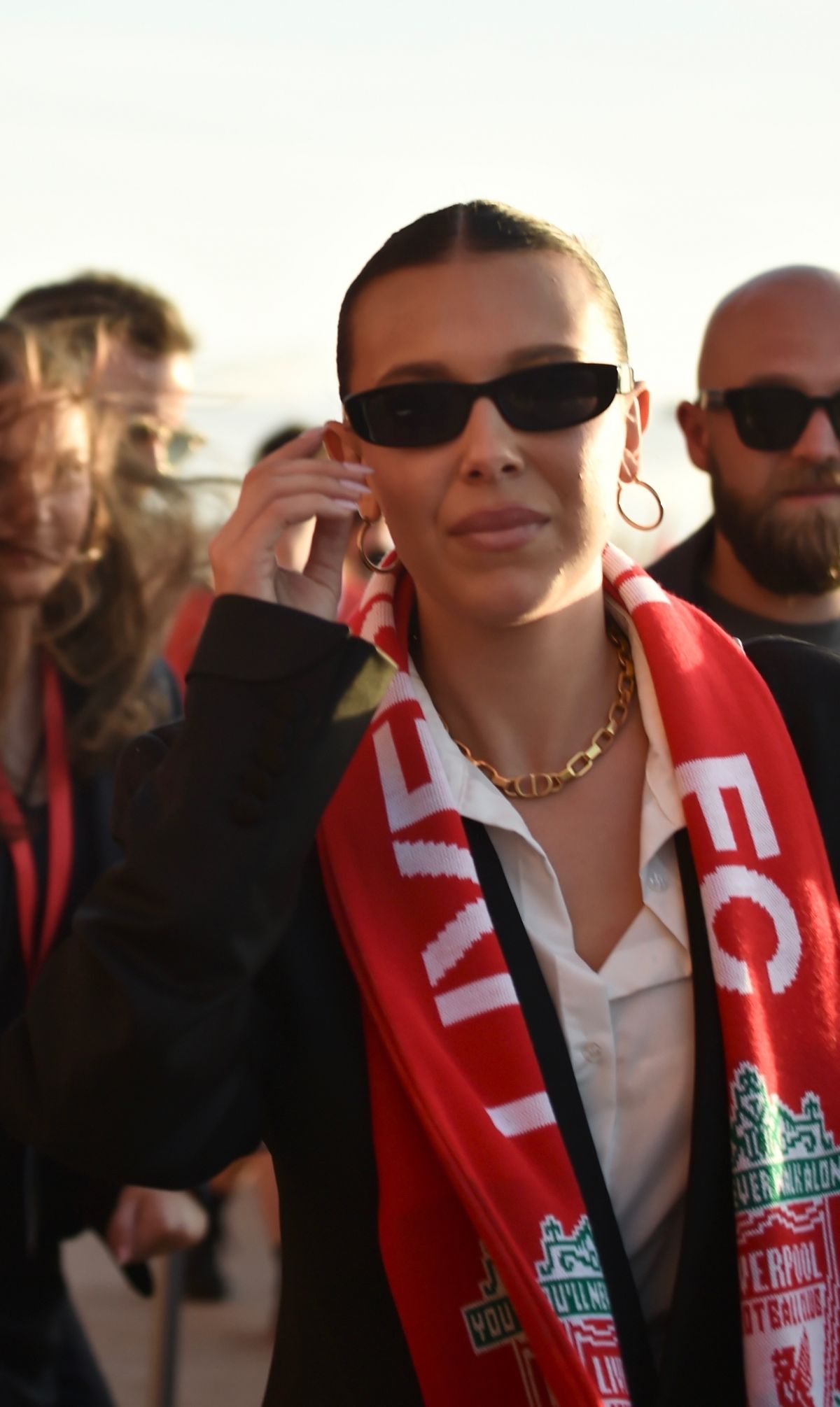 MILLIE BOBBY BROWN at Premier League Match Between Liverpool FC and ...
