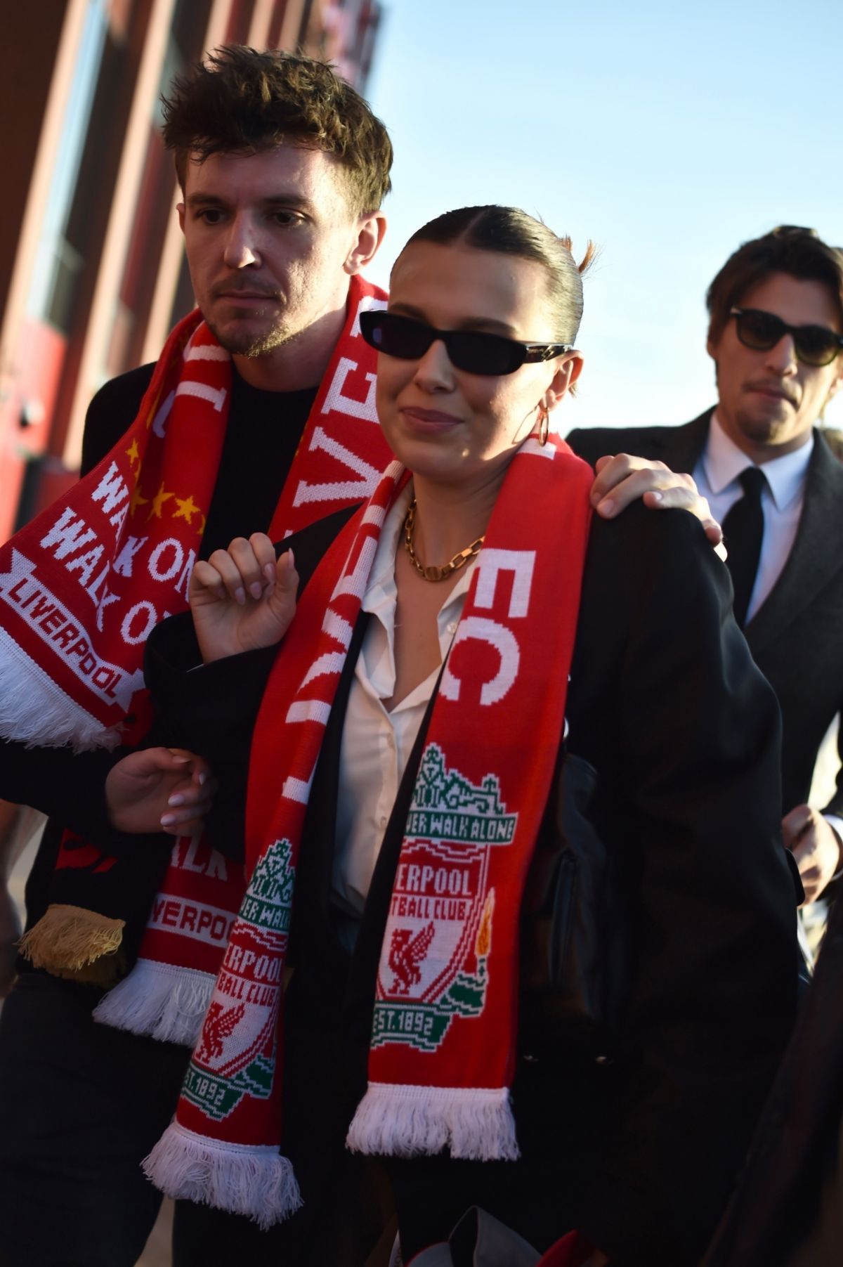 MILLIE BOBBY BROWN at Premier League Match Between Liverpool FC and ...