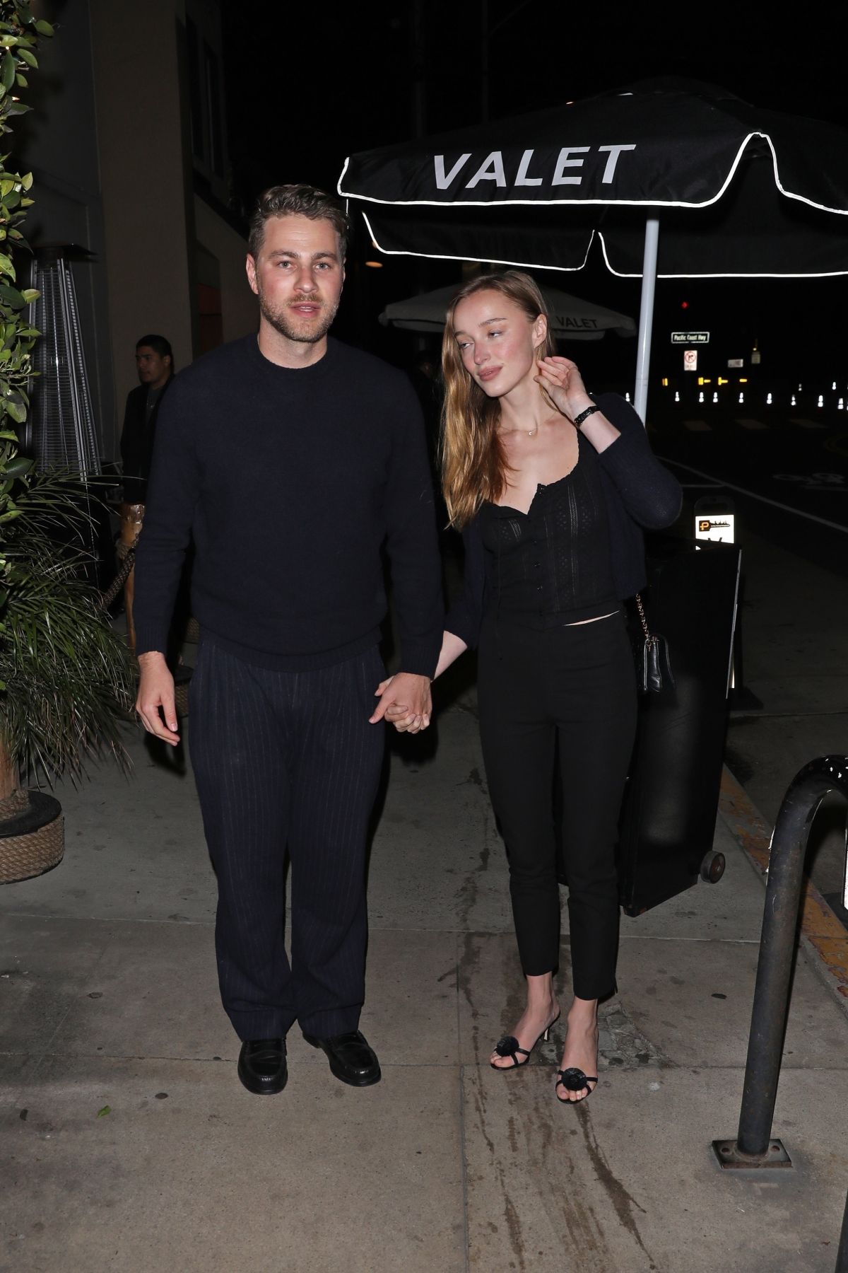 PHOEBE DYNEVOR and Cameron Fuller Out for Dinner Date in Los Angeles 04 ...