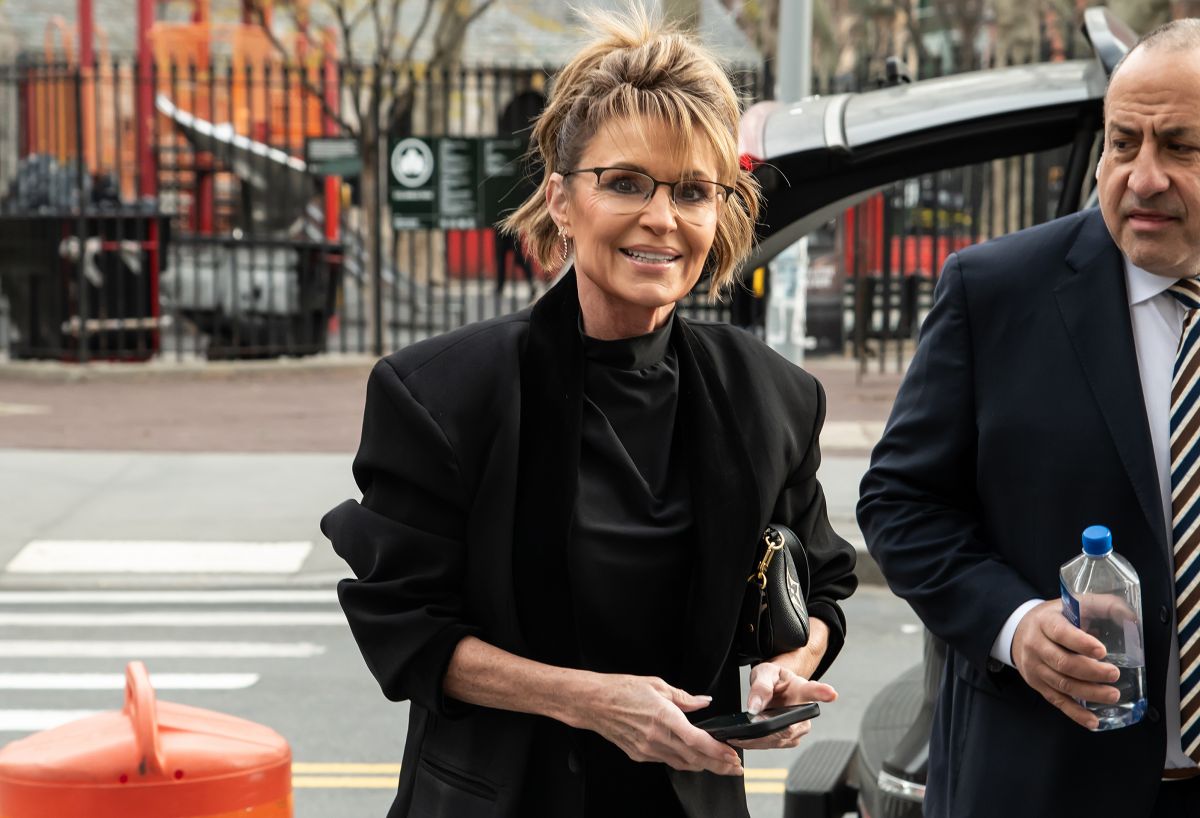 SARAH PALIN Arrives at Jury Trial Against New York Times 04/14/2025 ...