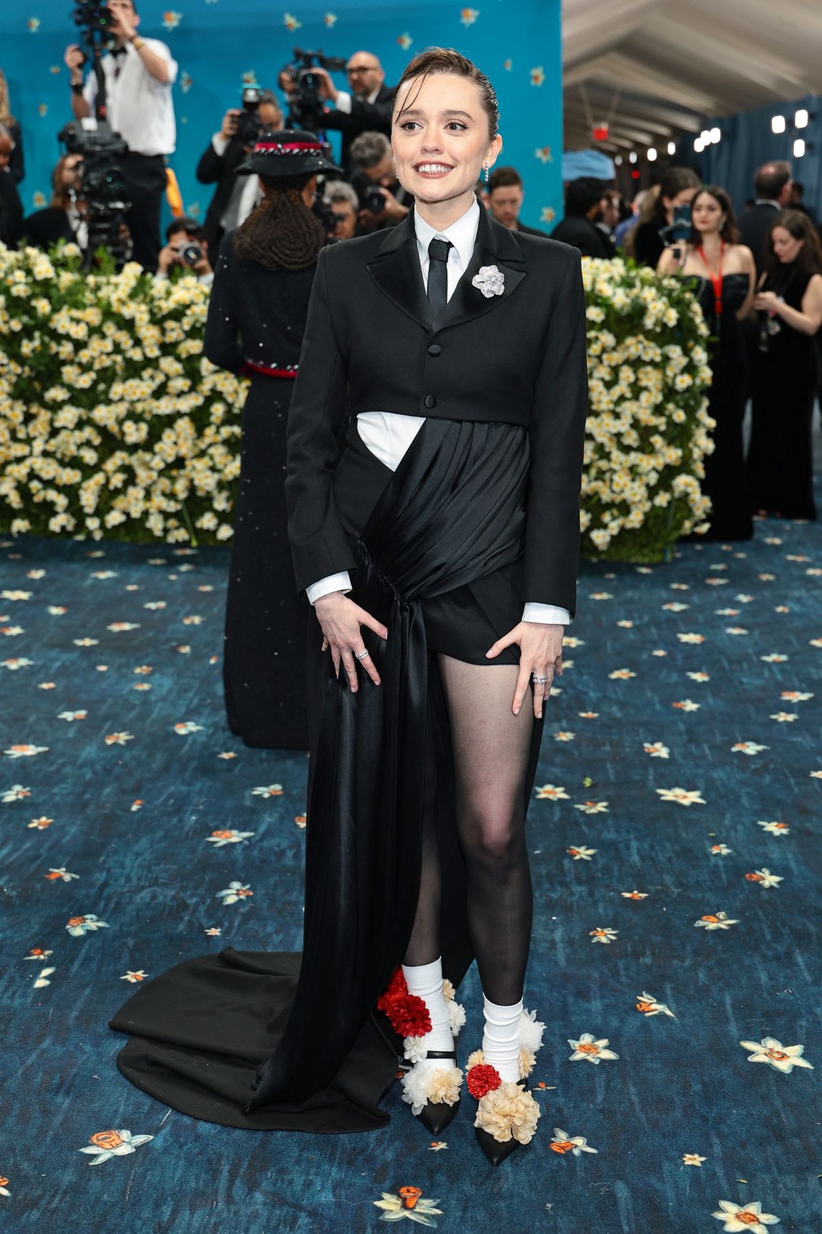 AIMEE LOU WOOD at 2025 Met Gala Celebrating Superfine: Tailoring Black ...