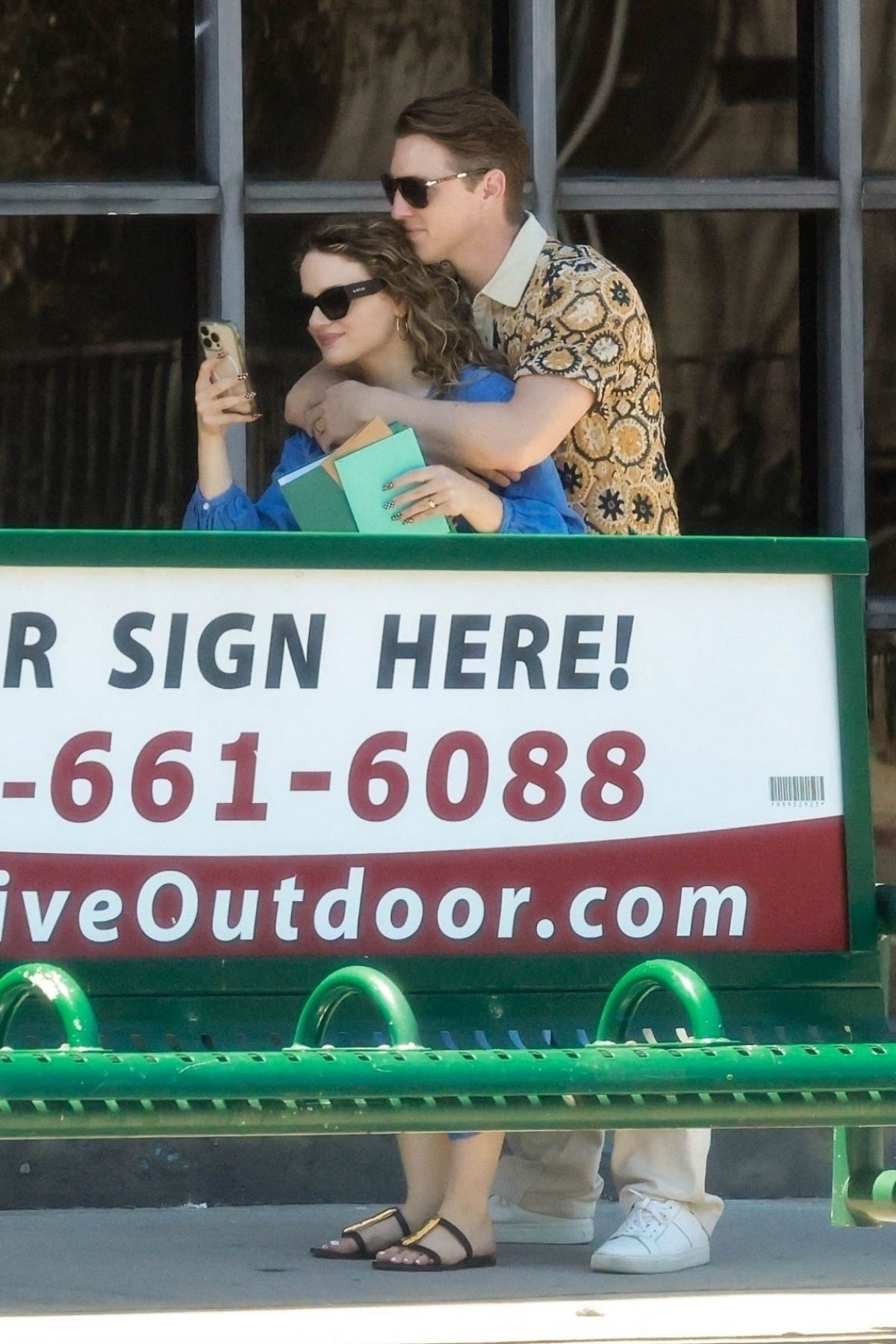 JOEY KING and Steven Piet Snap Some Selfies Out in Los Feliz 05/11/2025 ...