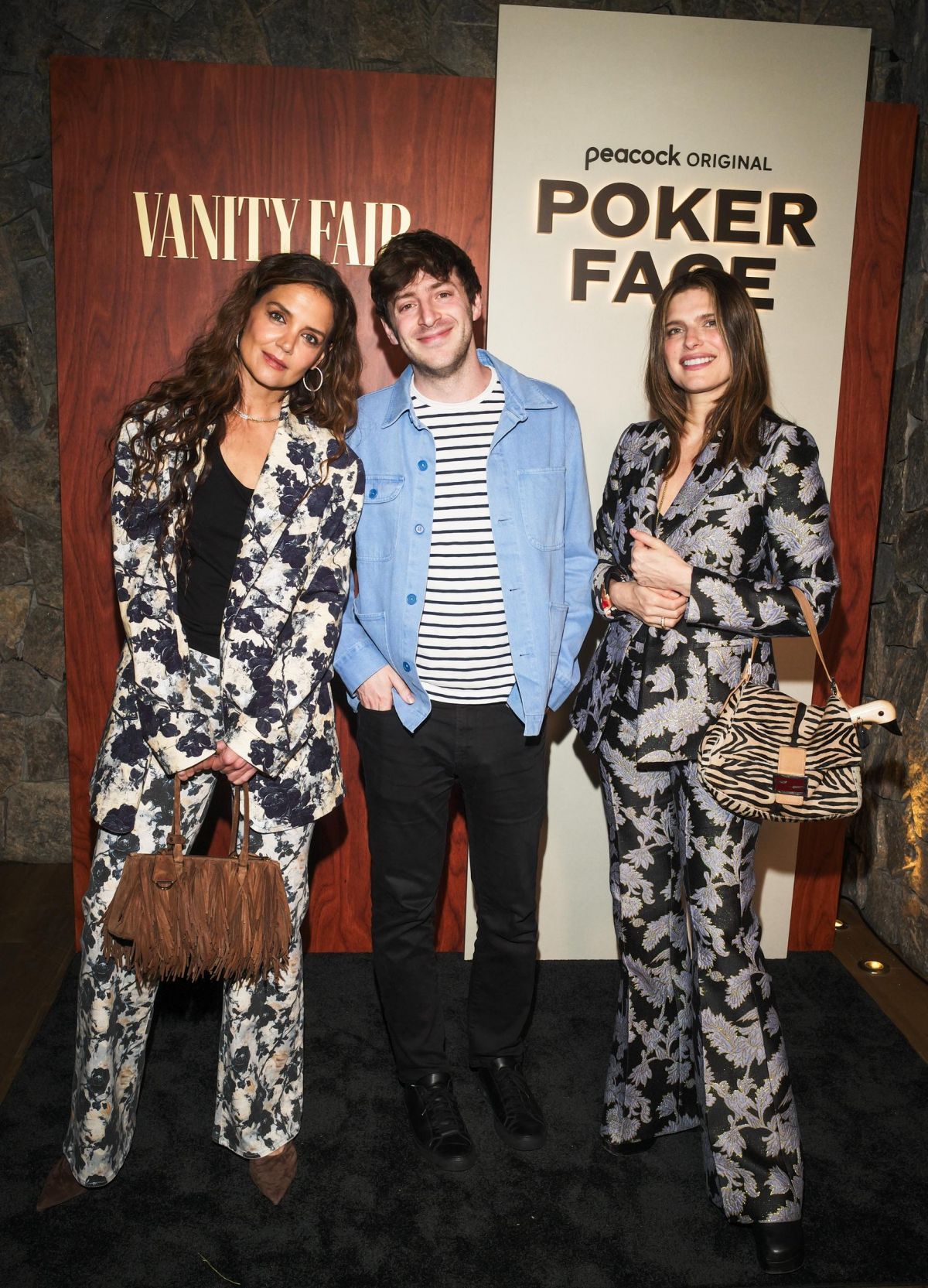 KATIE HOLMES at Peacock X Vanity Fair Game Night for Poker Face Season ...