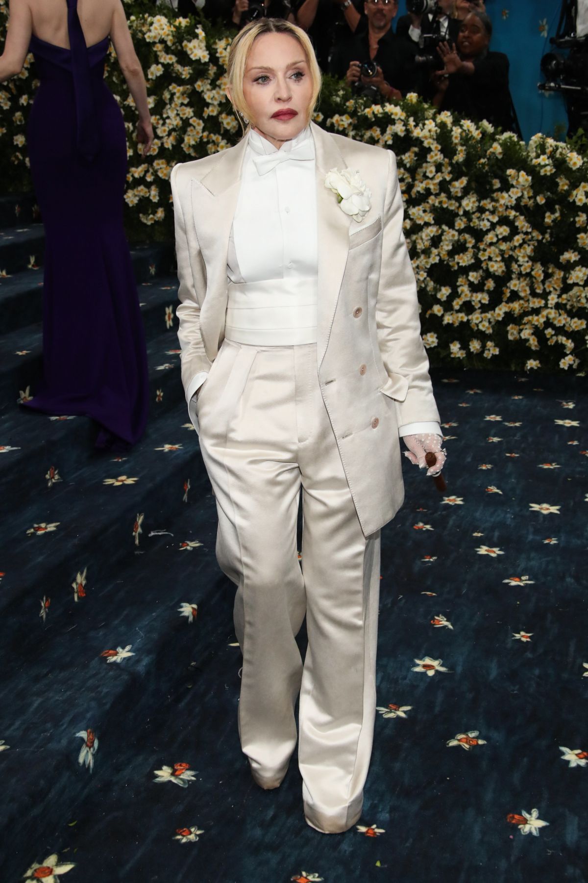 MADONNA at 2025 Met Gala Celebrating Superfine: Tailoring Black Style ...