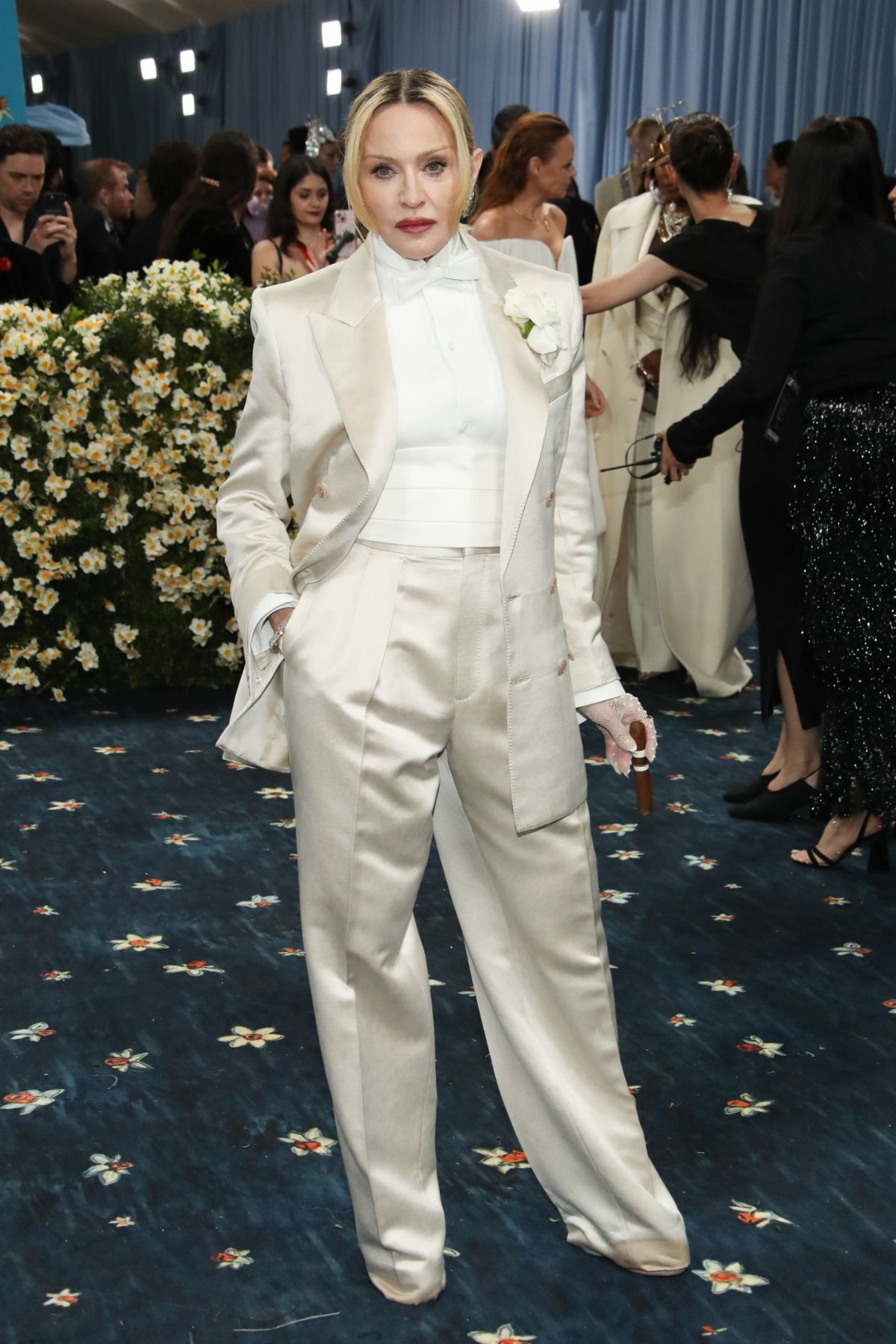 MADONNA at 2025 Met Gala Celebrating Superfine: Tailoring Black Style ...