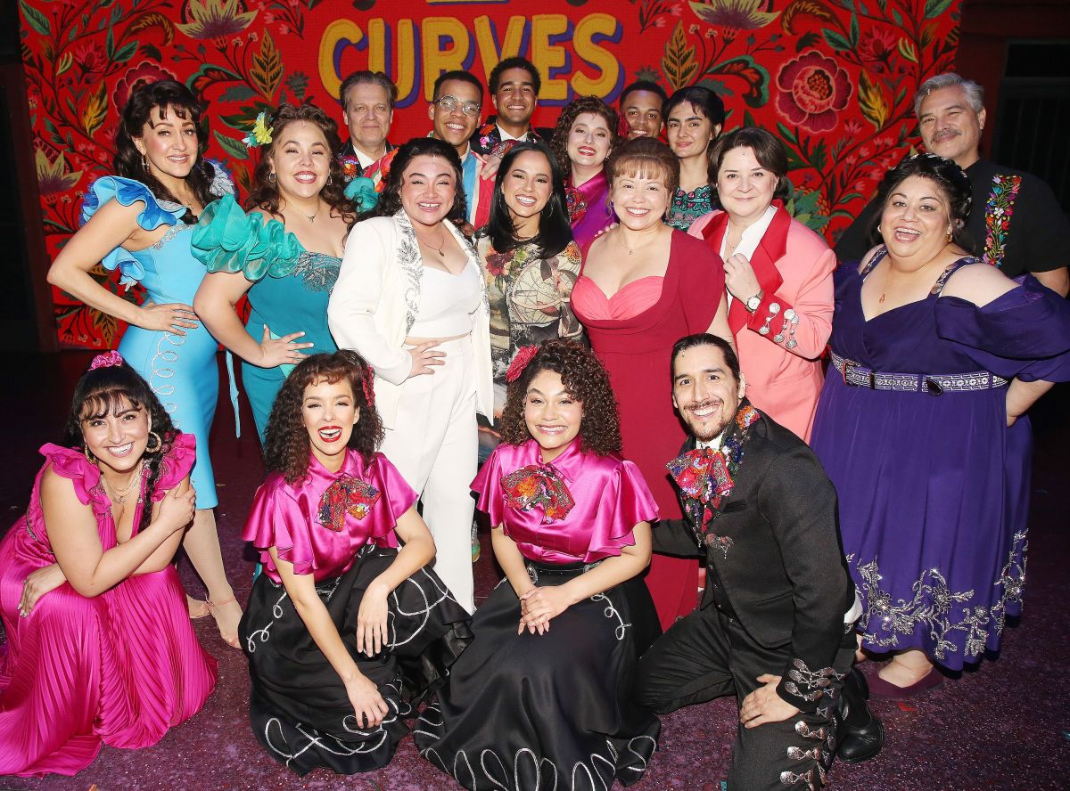 BECKY G Visits Cast of Real Women Have Curves on Broadway in New York ...