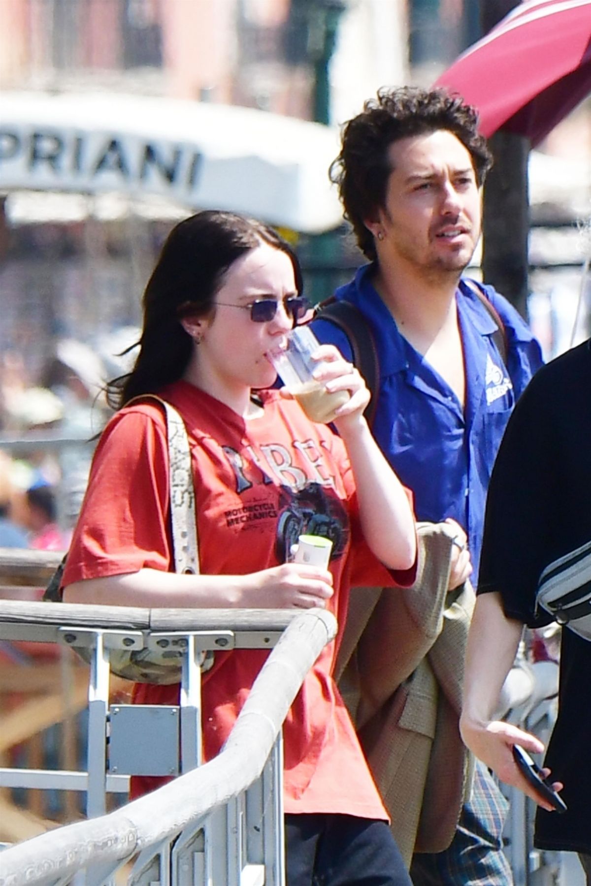 BILLIE EILISH and Nat Wolff on Vacation in Venice 06/08/2025 – HawtCelebs