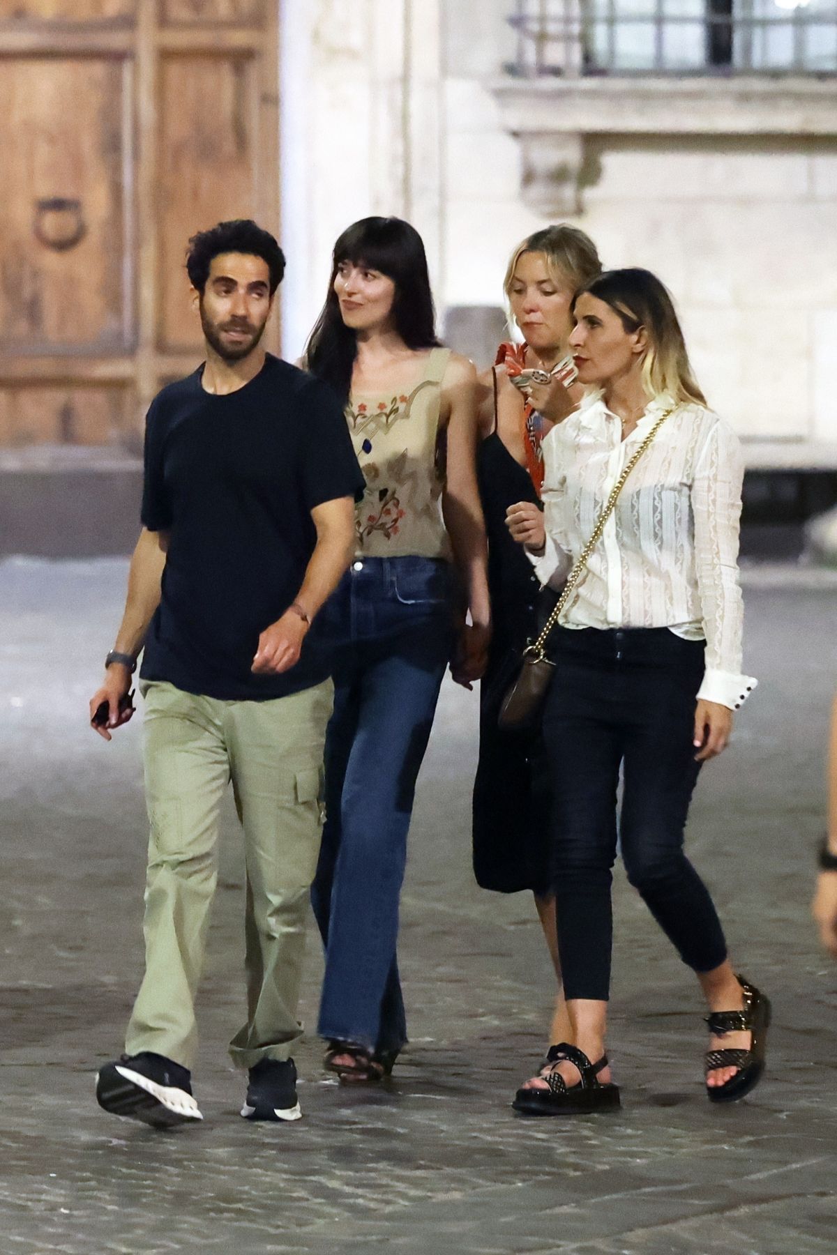 DAKOTA JOHNSON and KATE HUDSON Out for Dinner at Pierluigi in Rome 06 ...