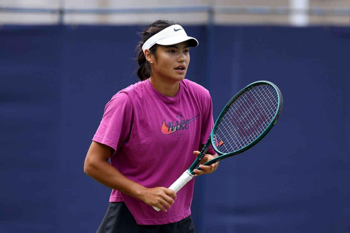 EMMA RADUCANU at Practice Session at Lexus Eastbourne Open in ...