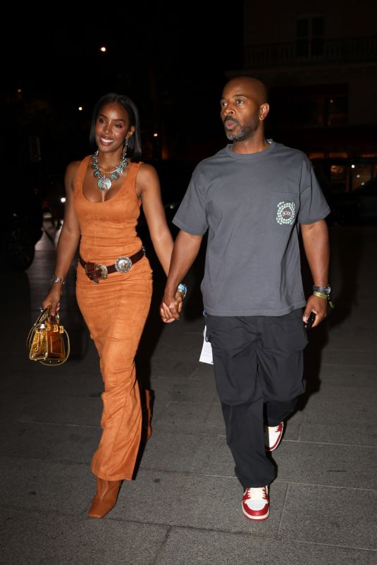 KELLY ROWLAND and Tim Weatherspoon Arrives at Beyonce’s Party in Paris ...