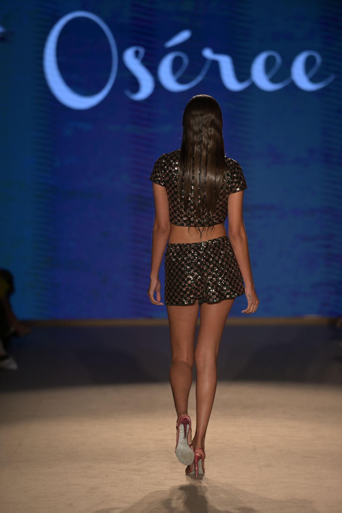 MARIA KATARINA Walks Runway at Oseree Show at Miami Swim Week 05/31 ...