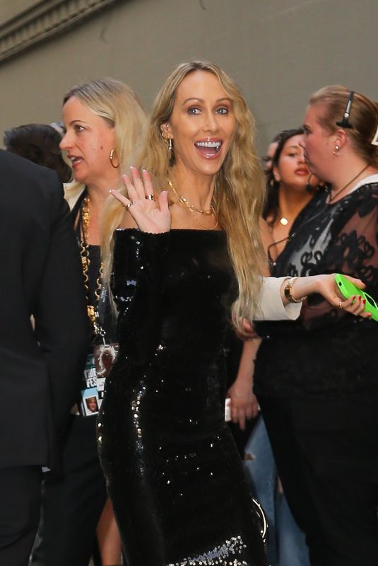TISH CYRUS Arrives at Something Beautiful Premiere at 2025 Tribeca ...