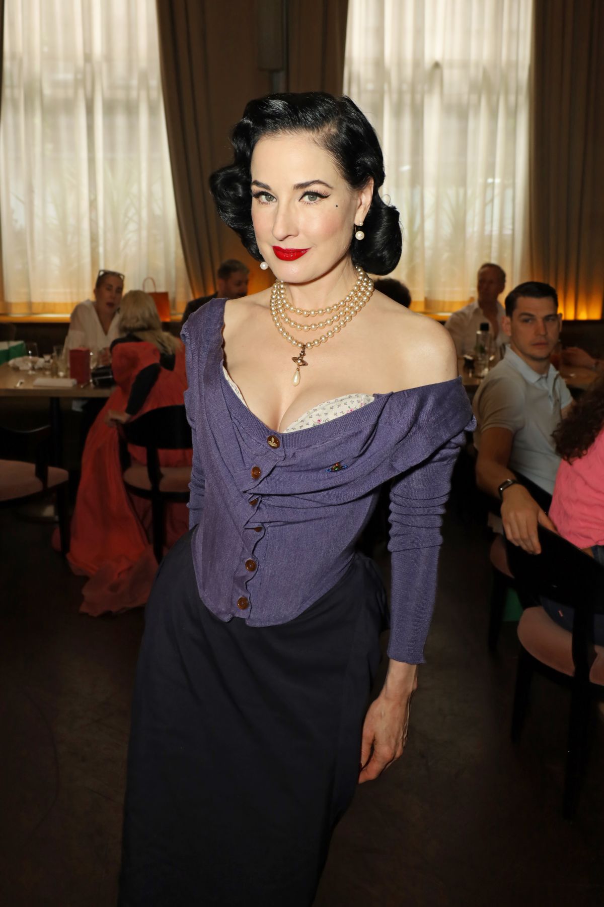 DITA VON TEESE at Pride Brunch in London 07/06/2025 – HawtCelebs