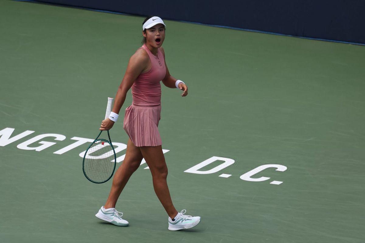 EMMA RADUCANU at 2nd Round of Mubadala Citi DC Open in Washington, D.C ...