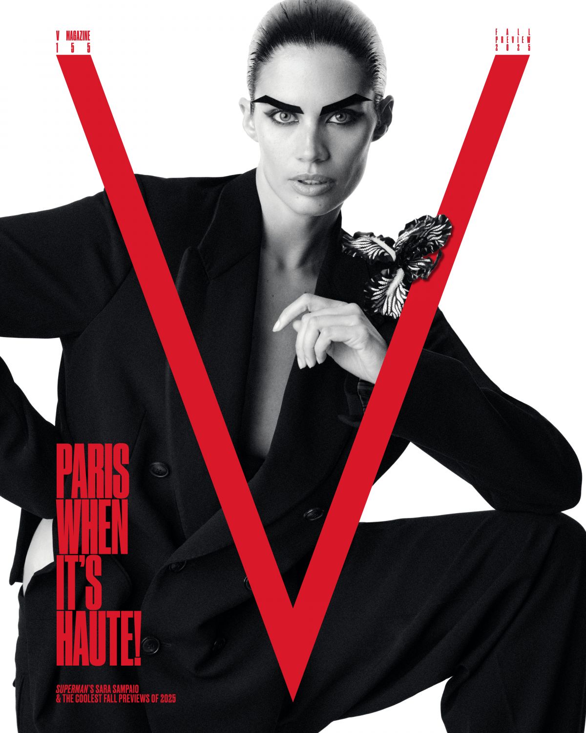 SARA SAMPAIO for V Magazine, July 2025 – HawtCelebs