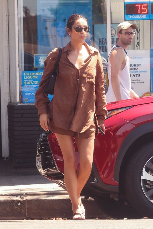 SHAY MITCHELL Meets a Friend for Lunch at All Time in Los Feliz 08/27 ...