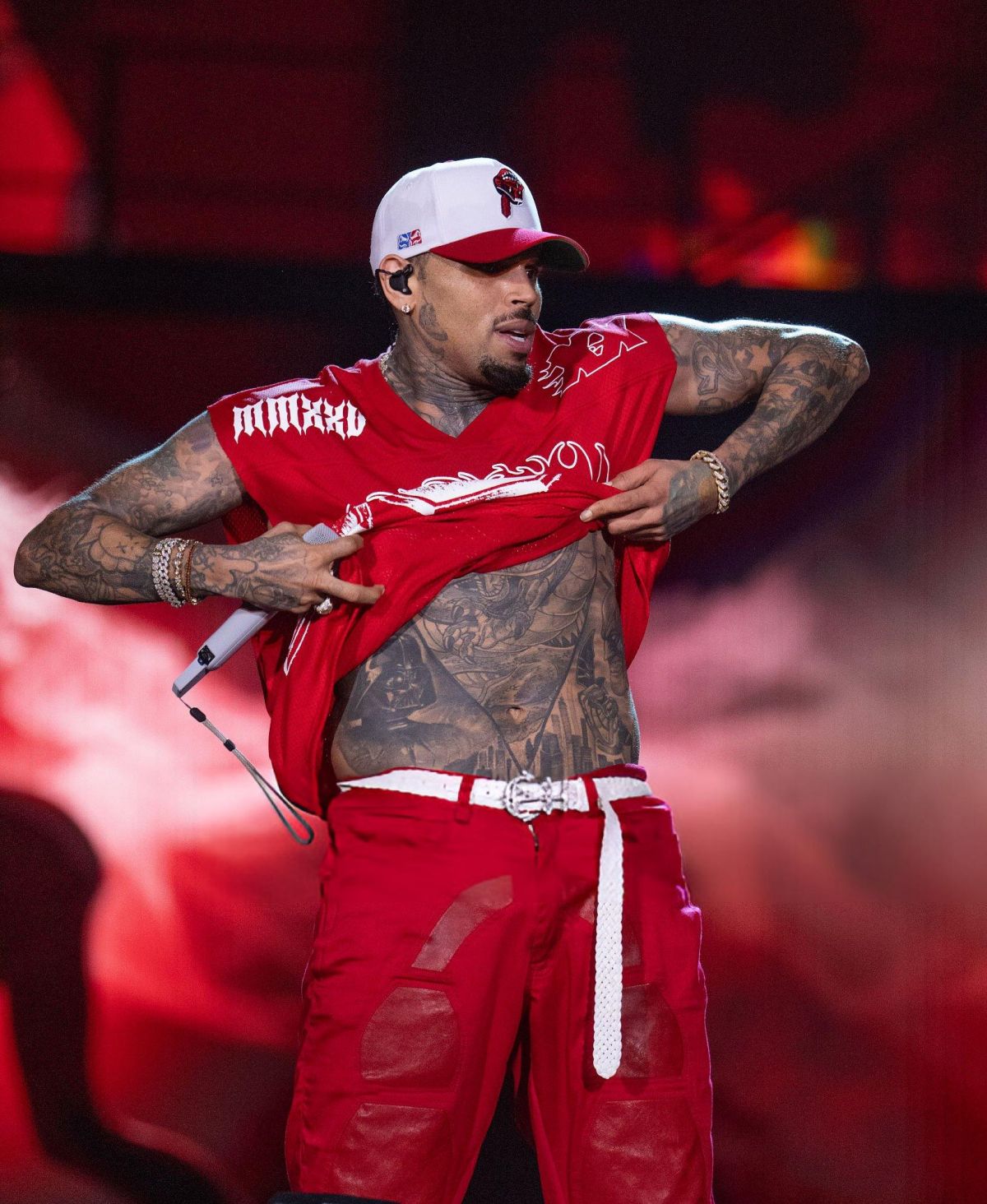 Chris Brown – performs at Truist Park in Atlanta, Georgia 08/30/2025 ...