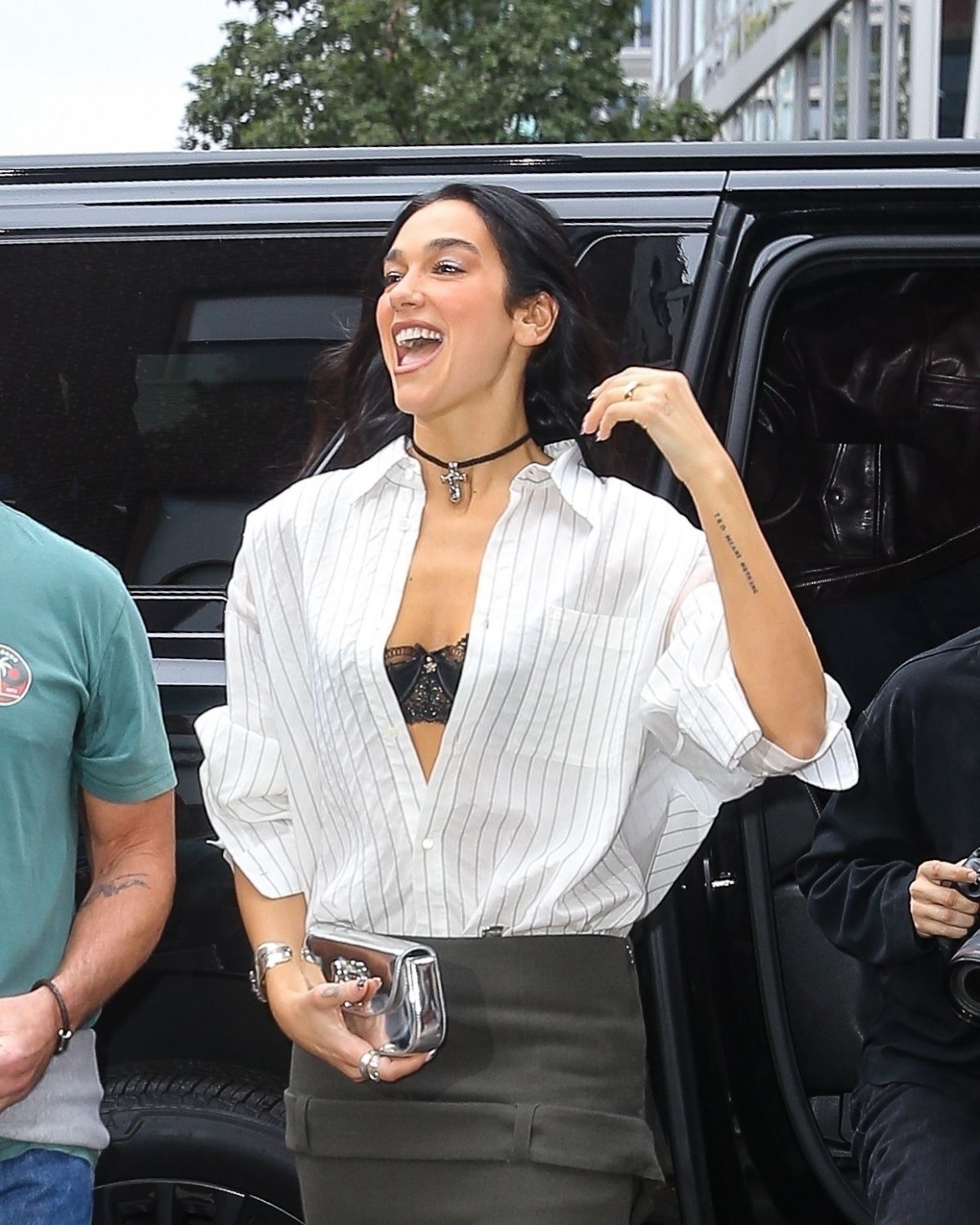 DUA LIPA Arrives at Her Radical Optimism Pop-up Store in New York City ...