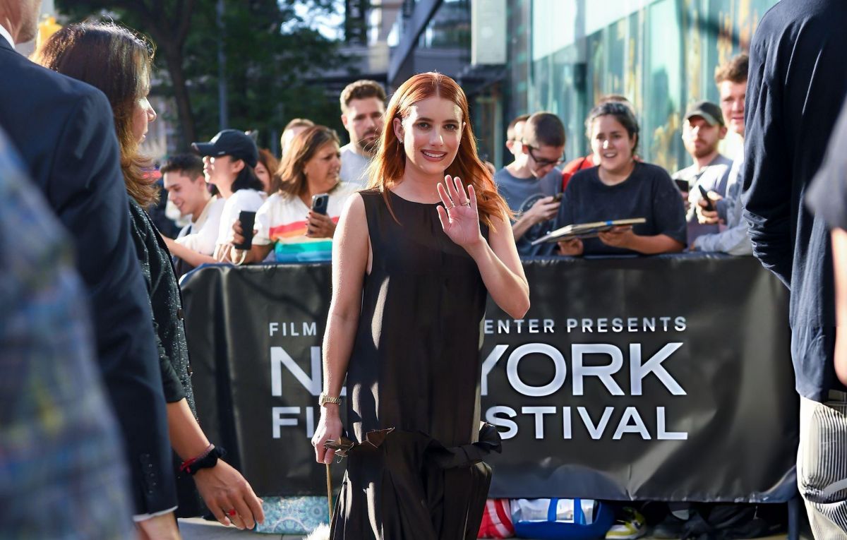 EMMA ROBERTS Arrives at After The Hunt Screening at 63rd New York Film ...