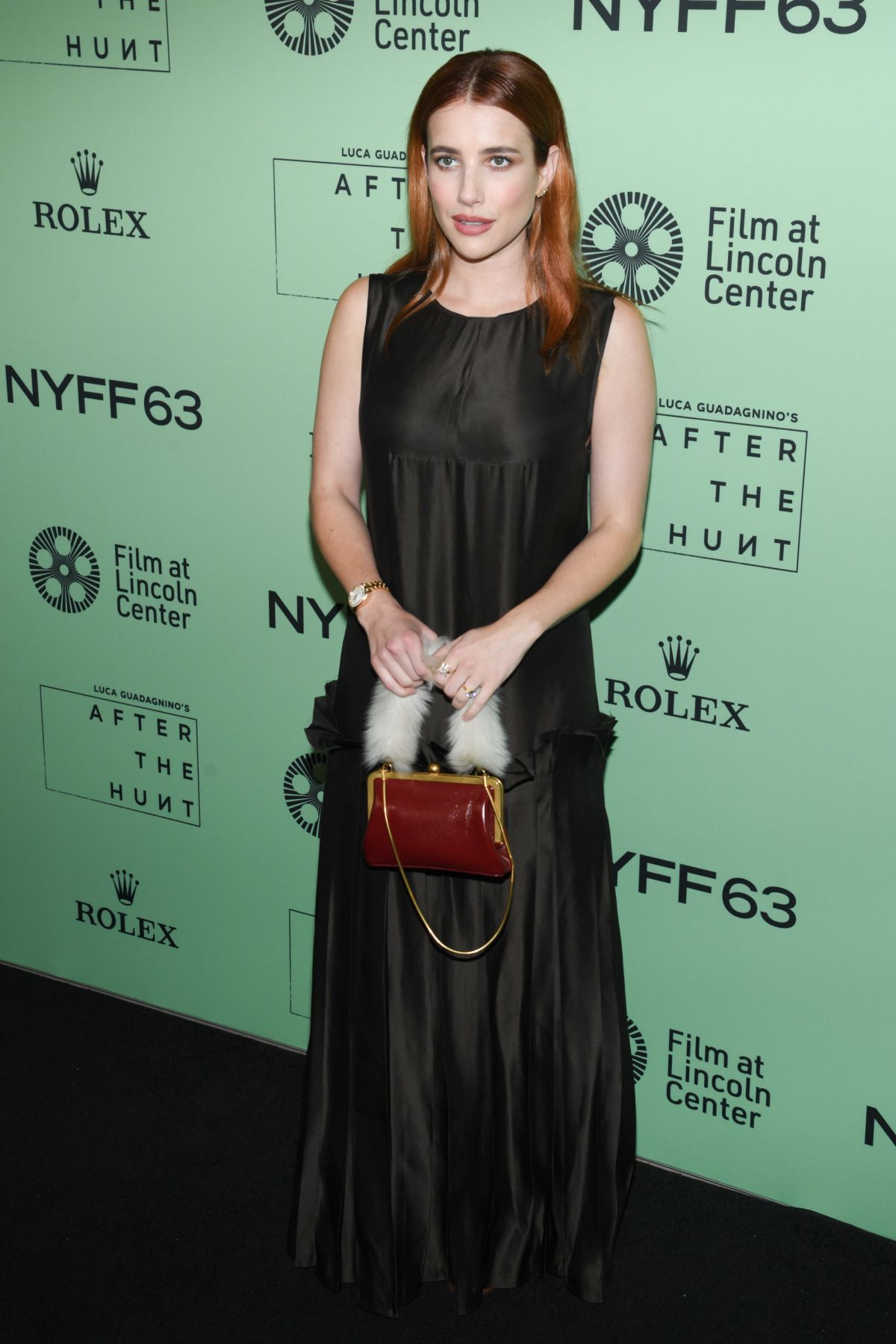 EMMA ROBERTS at After The Hunt Screening at 63rd New York Film Festival ...