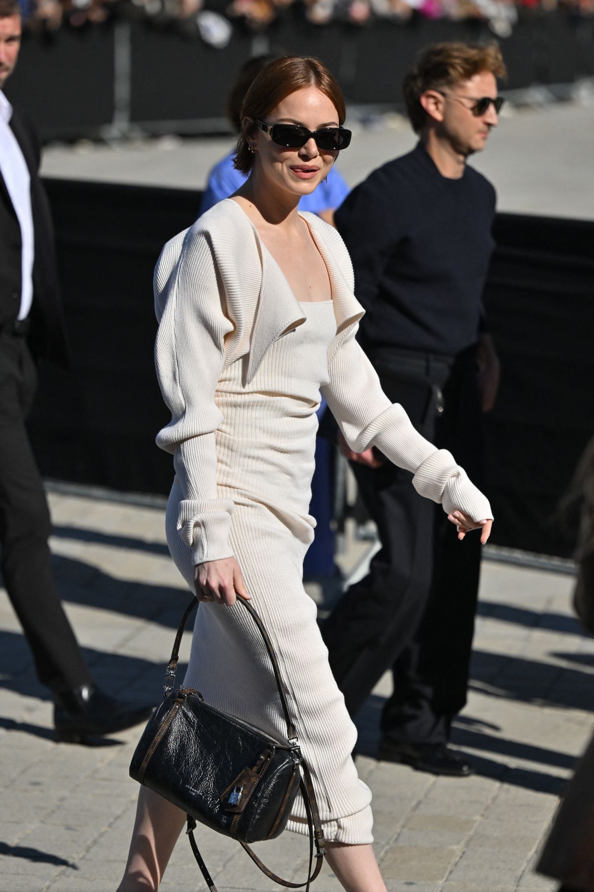 EMMA STONE at Louis Vuitton Fashion Show at Paris Fashion Week 09/30 ...