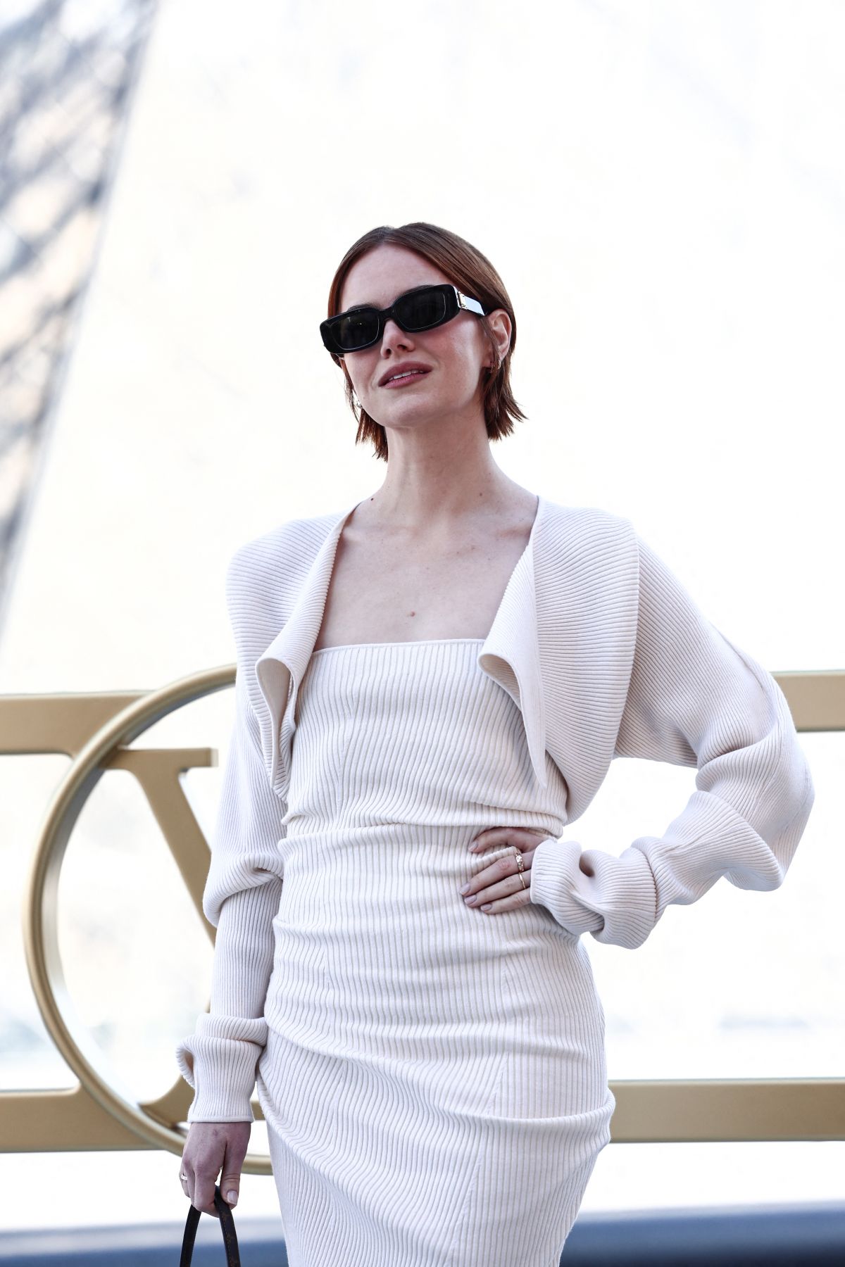 EMMA STONE at Louis Vuitton Fashion Show at Paris Fashion Week 09/30 ...