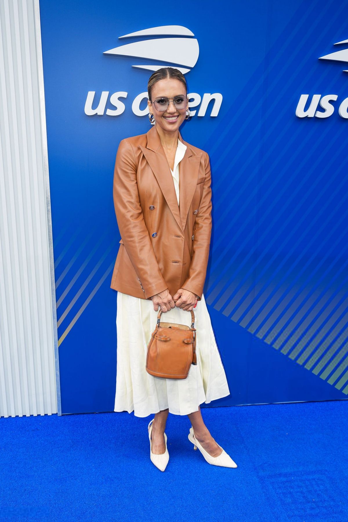 JESSICA ALBA at US Open Tennis Championships Men’s Finals at Flushing ...