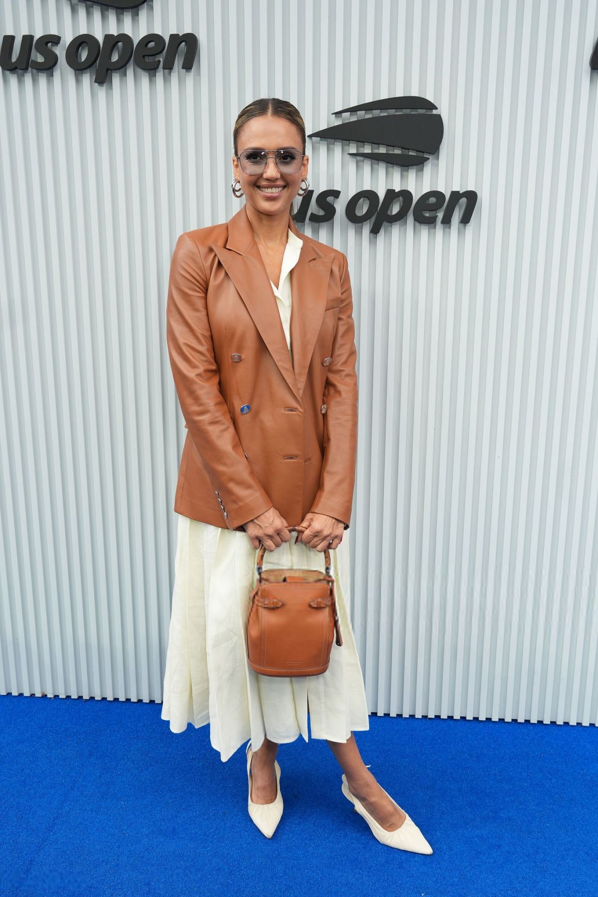 JESSICA ALBA at US Open Tennis Championships Men’s Finals at Flushing ...