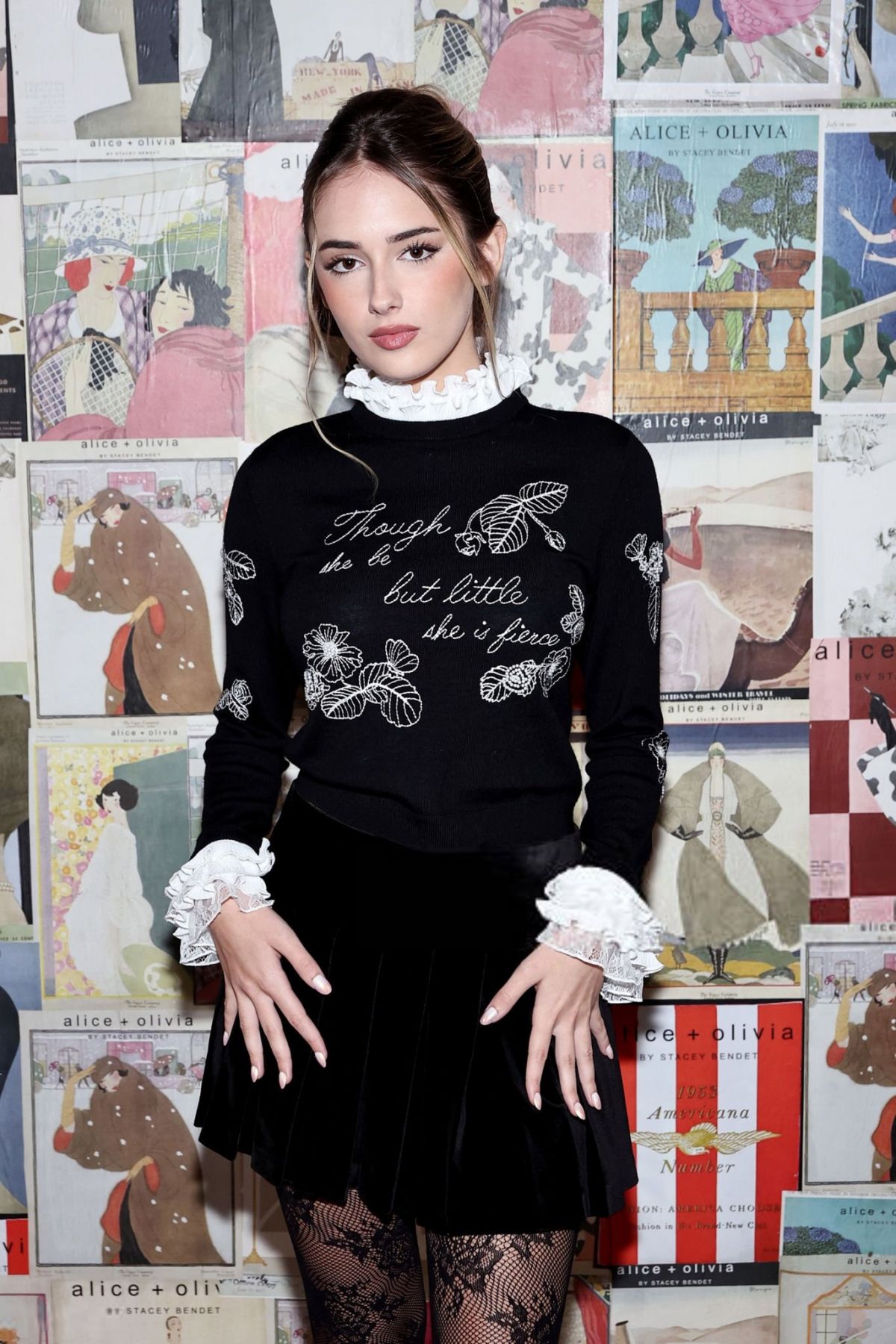 JULIA BUTTERS at Alice + Olivia by Stacey Bendet Spring 2026 ...