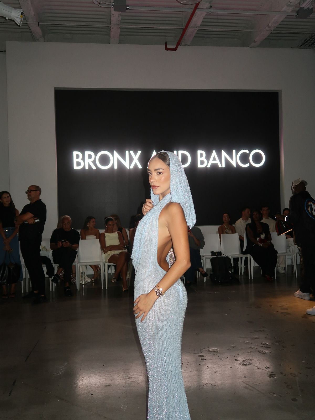 LUANA BARRON at Bronx and Banco Fashion Show at NYFW in New York 09/17 ...