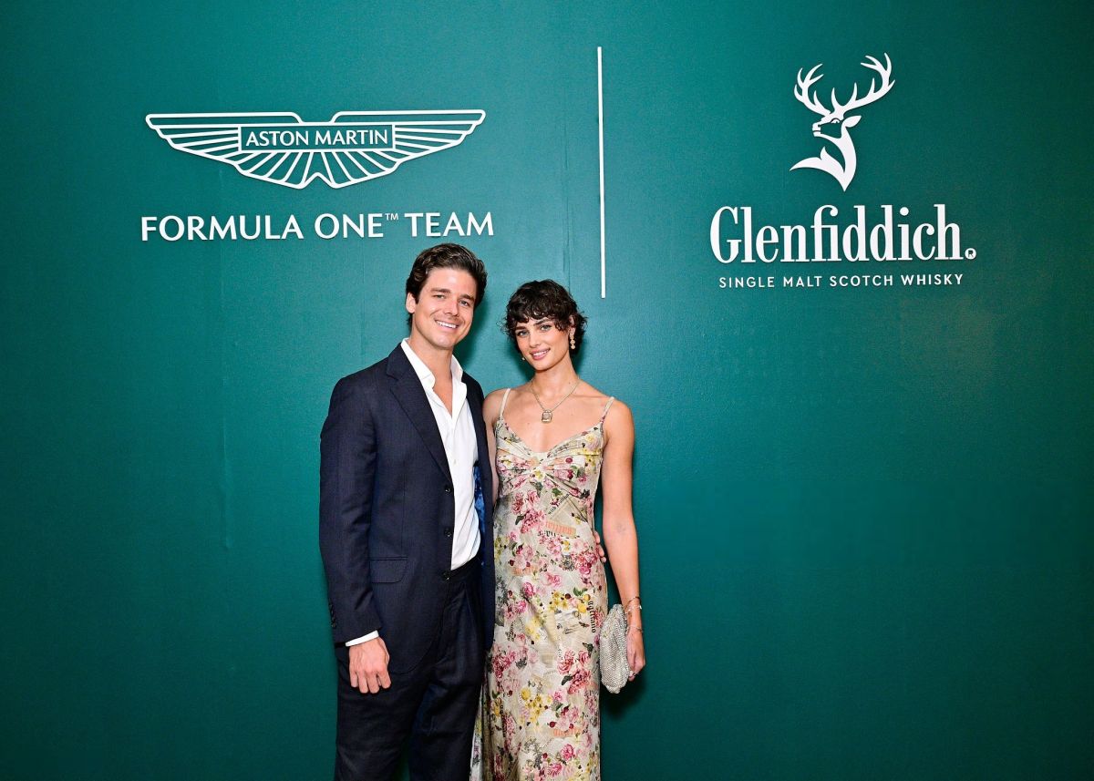 TAYLOR HILL at Glenfiddich x Aston Martin Formula One Event in New York ...