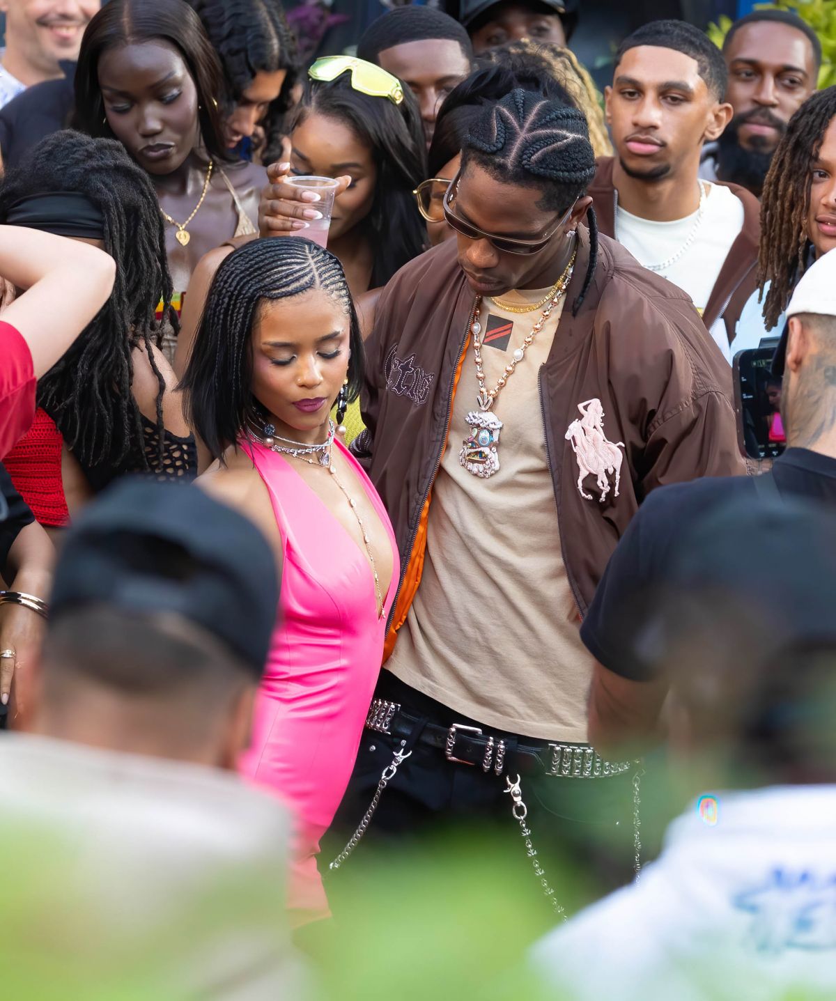 TYLA on the Set of a Travis Scott Music Video in London 08/28/2025 ...