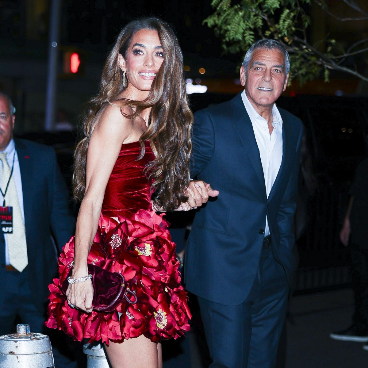 AMAL and George CLOONEY Arrives at Jay Kelly After-party at The Polo ...