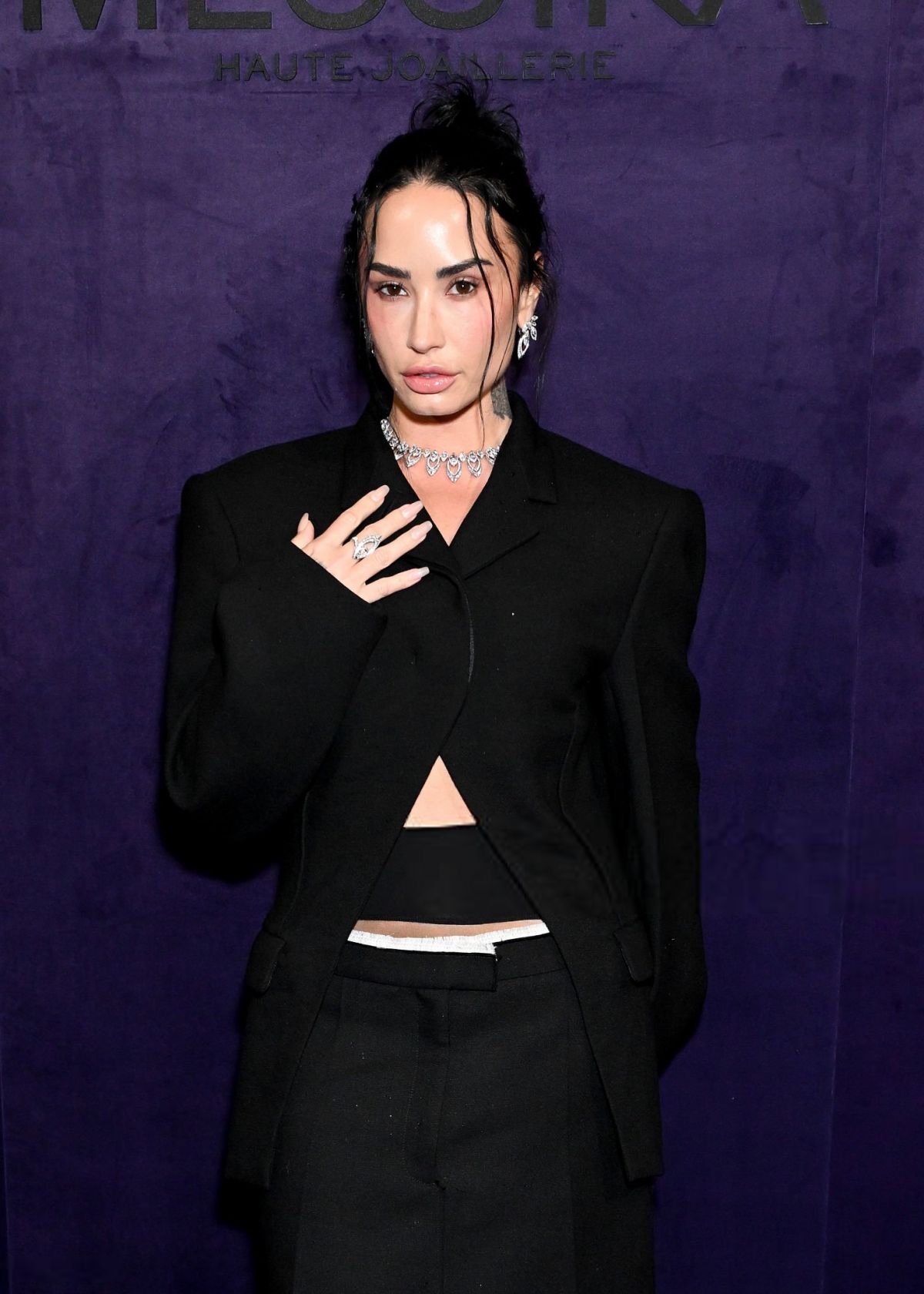 DEMI LOVATO at Messika Show at Paris Fashion Week in Paris 10/03/2025 ...