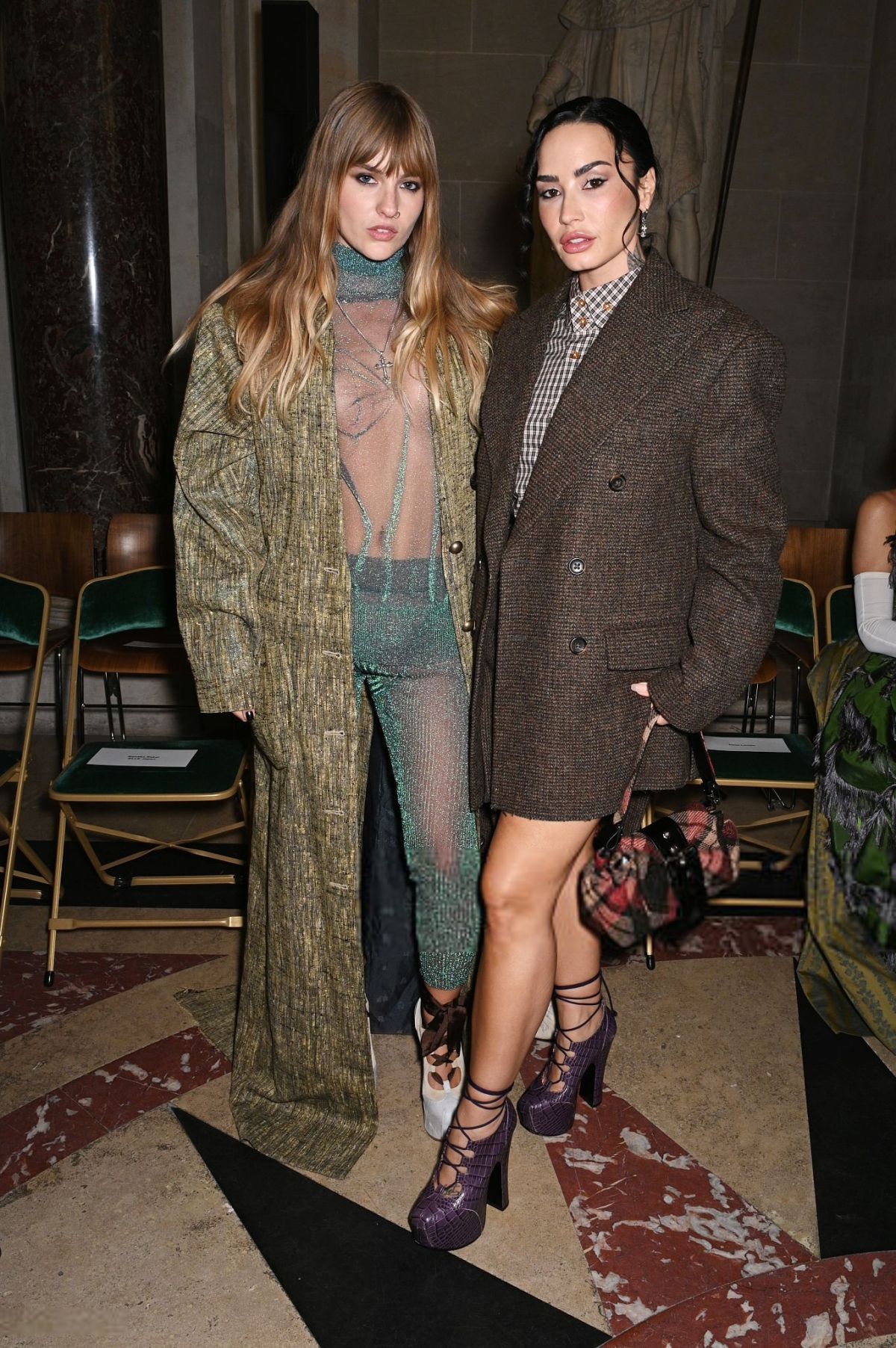 DEMI LOVATO at Vivienne Westwood Show at Paris Fashion Week 10/04/2025 ...