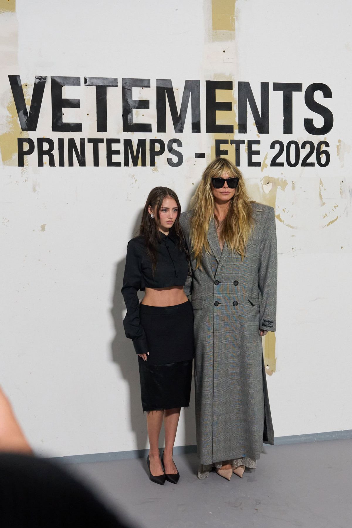HEIDI KLUM at Vetements Womenswear Fashion Show at Paris Fashion Week ...