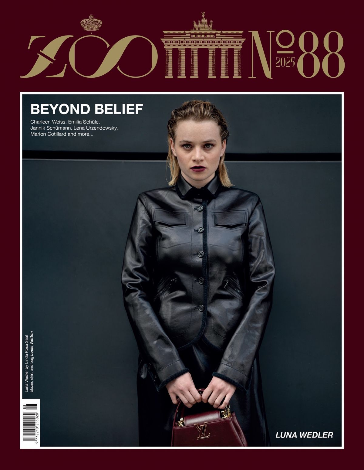 LUNA WEDLER for ZOO Magazine Issue #88: Beyond Belief, October 2025 ...