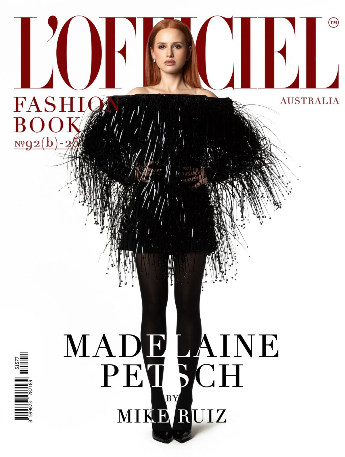MADELAINE PETSCH for L’Officiel Fashion Book Australia, October 2025 ...
