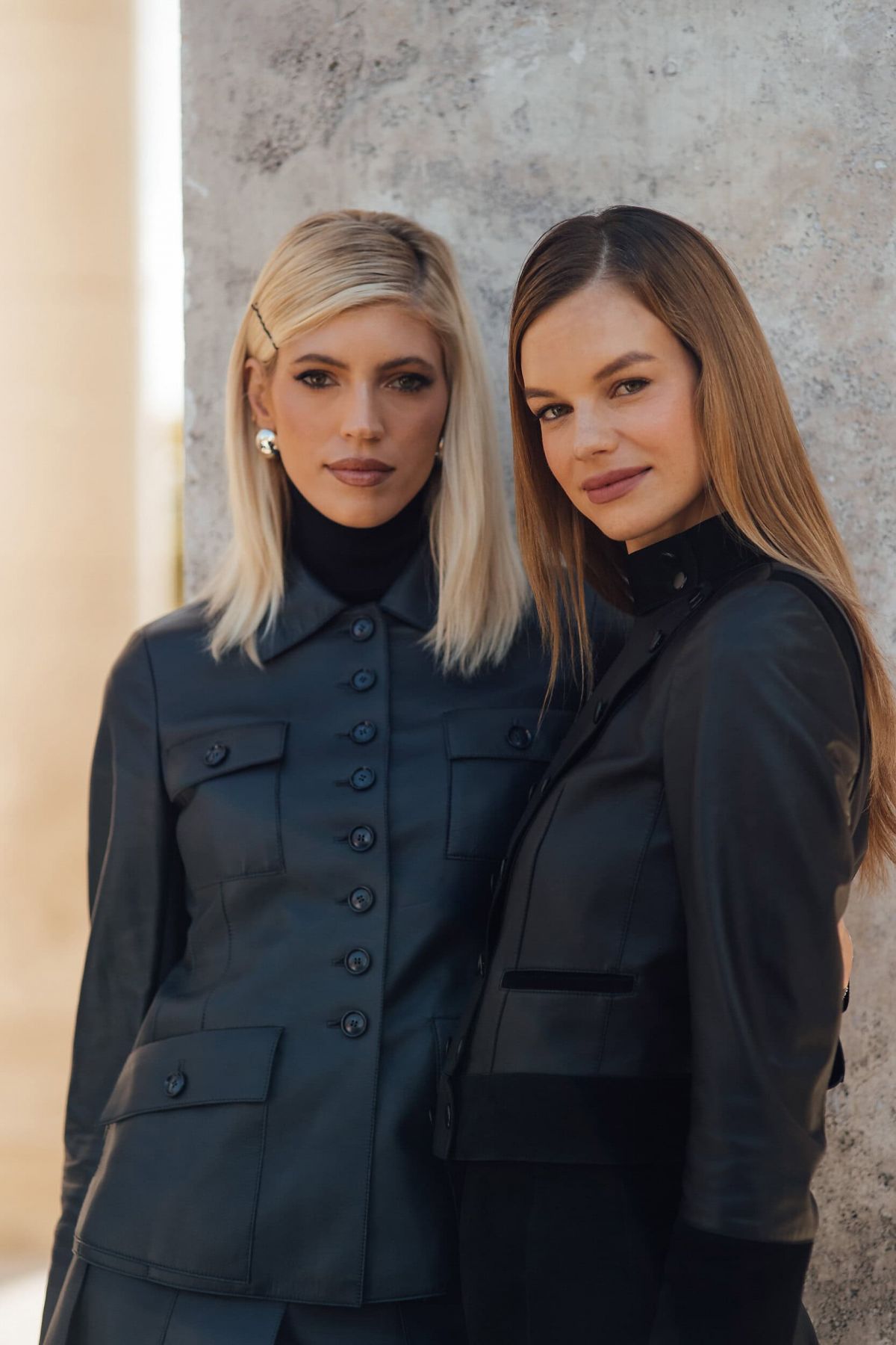 NADINE LEOPOLD and DEVON WINDSOR at Akri Womenswear Fashion Show at ...