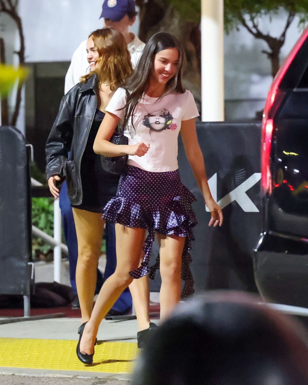 OLIVIA RODRIGO and BAILEE MADISON Leaves Dua Lipa Concert at Kia Forum ...