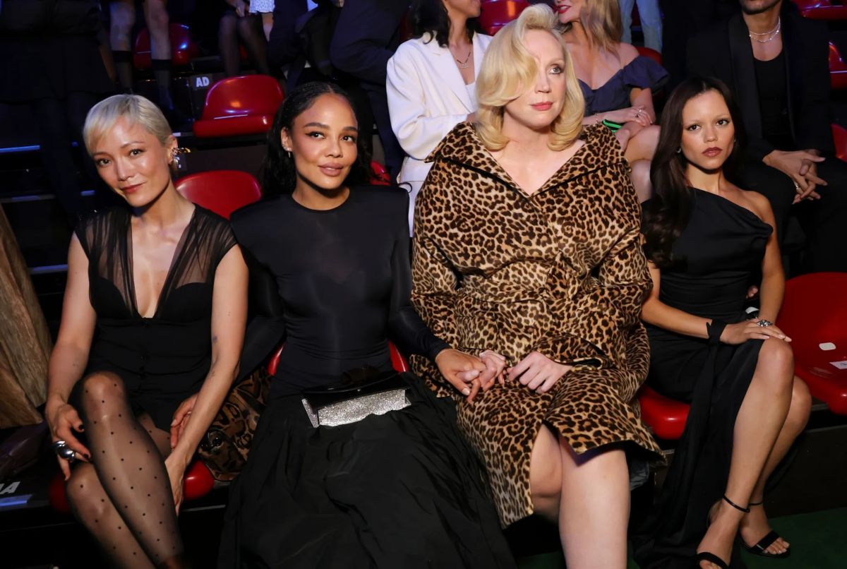 POM KLEMENTIEFF at Christian Louboutin Fashion Show at Paris Fashion ...