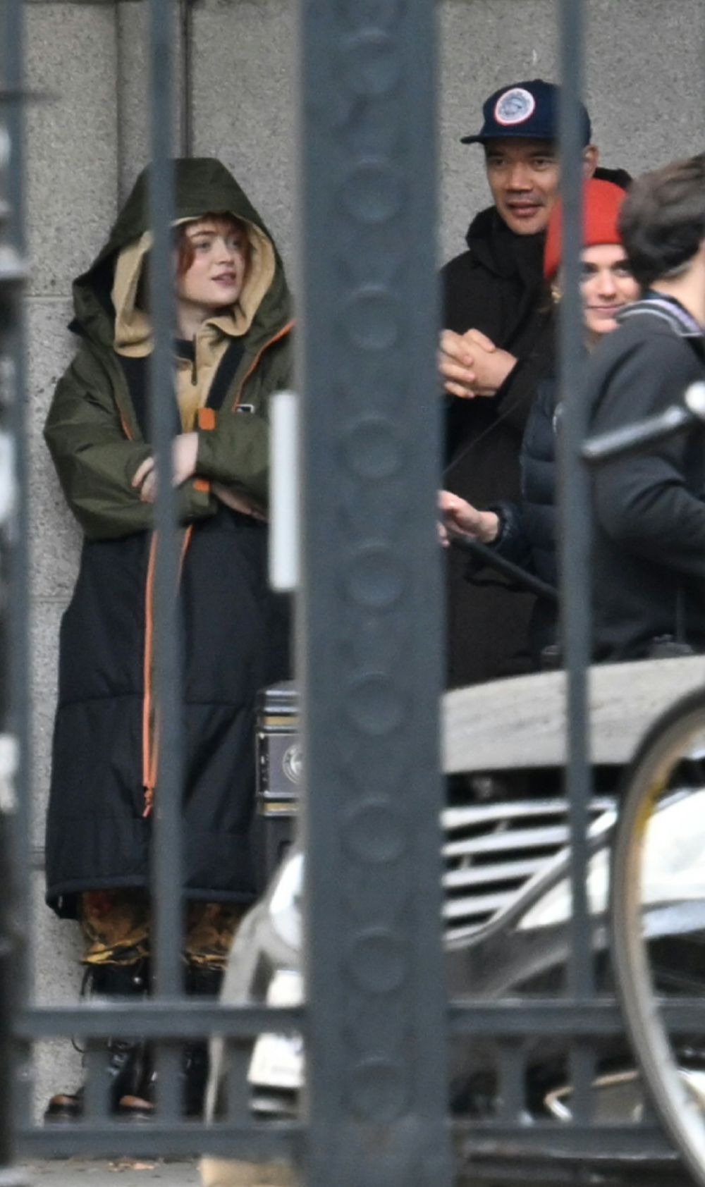 SADIE SINK and Tom Holland on the Set of Spider-Man: Brand New Day in ...