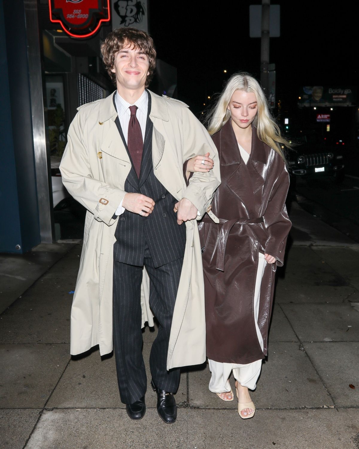 ANYA TAYLOR-JOY and Malcolm Mcrae Leaves Petra Collins’ Birthday Party ...