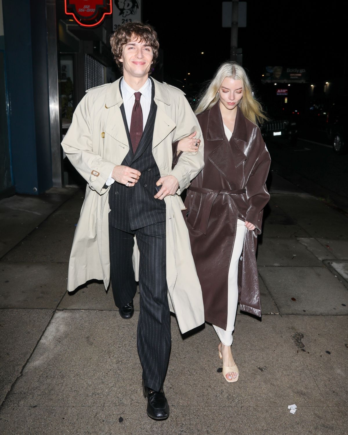 ANYA TAYLOR-JOY and Malcolm Mcrae Leaves Petra Collins’ Birthday Party ...